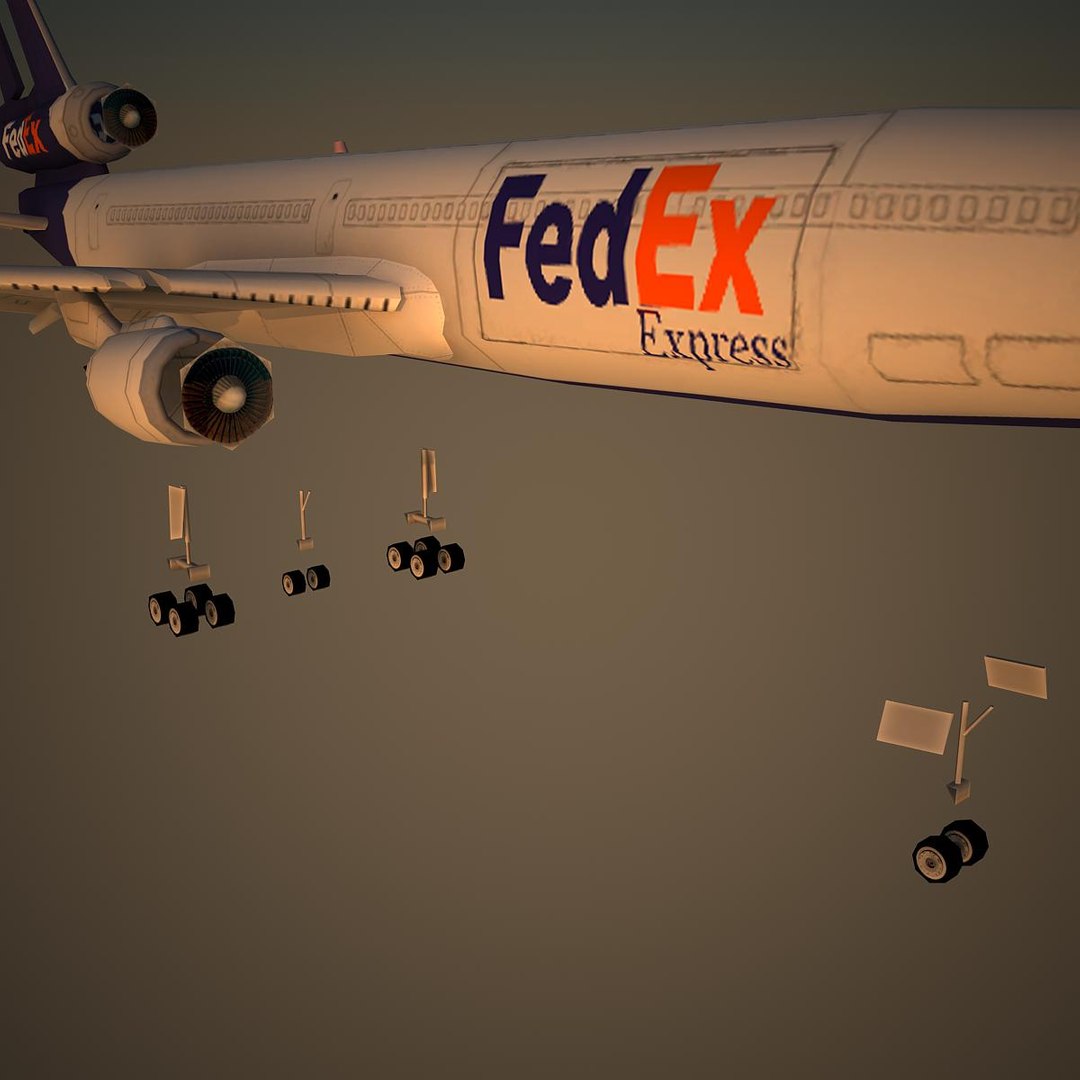 3d Model Mcdonnell Douglas Fdx