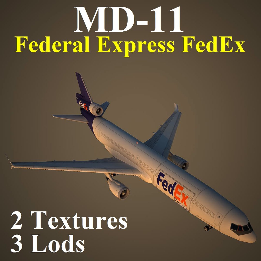 3d Model Mcdonnell Douglas Fdx