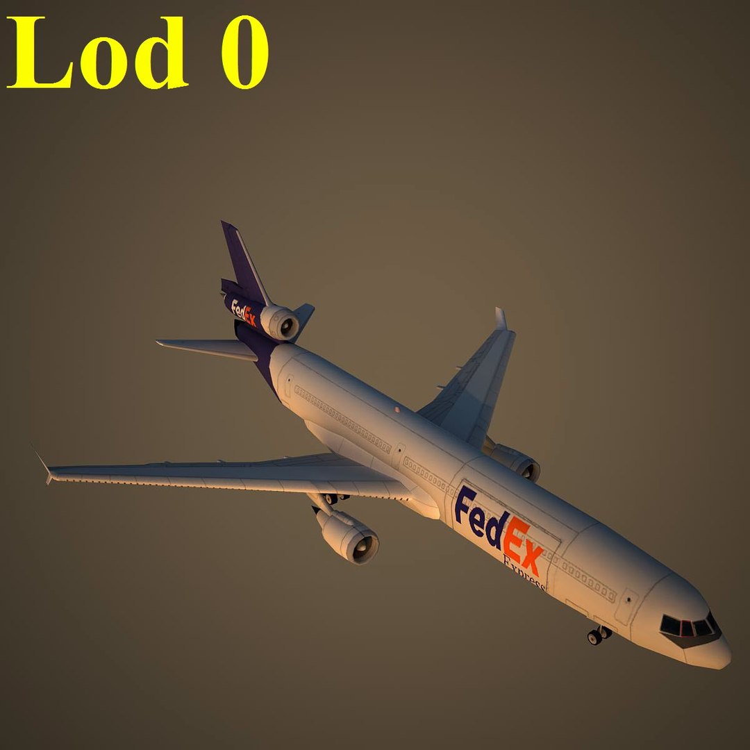 3d Model Mcdonnell Douglas Fdx