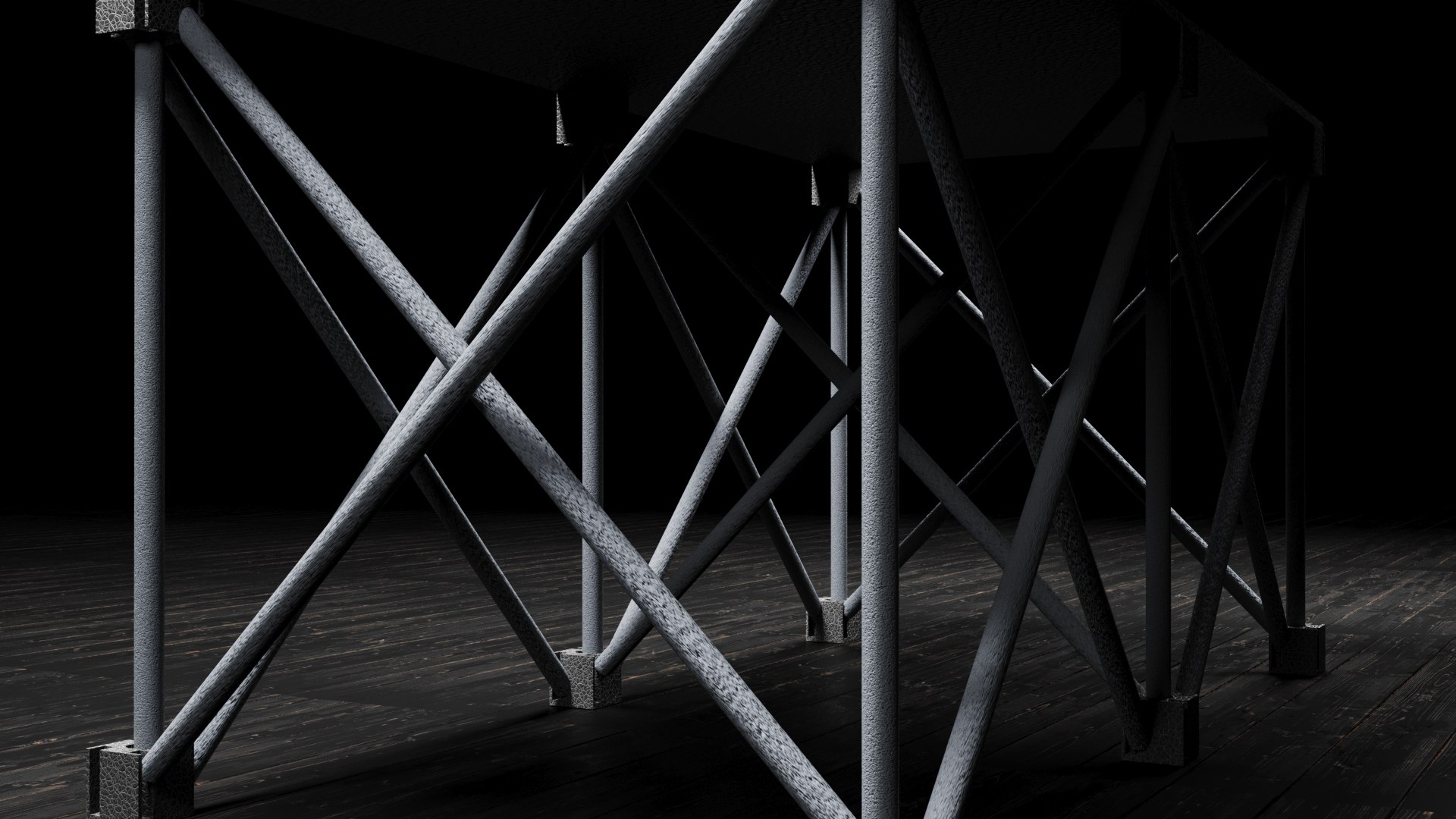 3D Modular Concert Stage Podium - TurboSquid 2424830