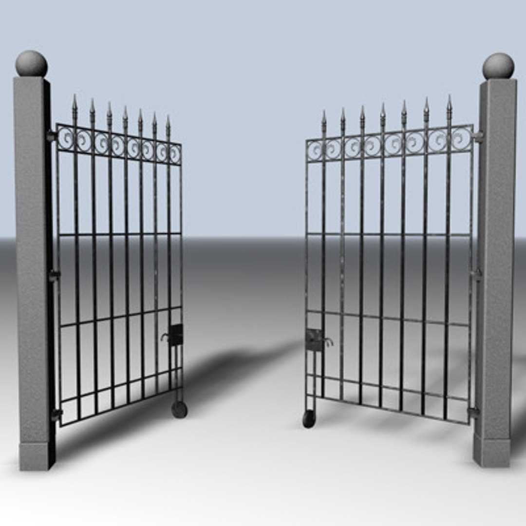 3d C4d Iron Gate