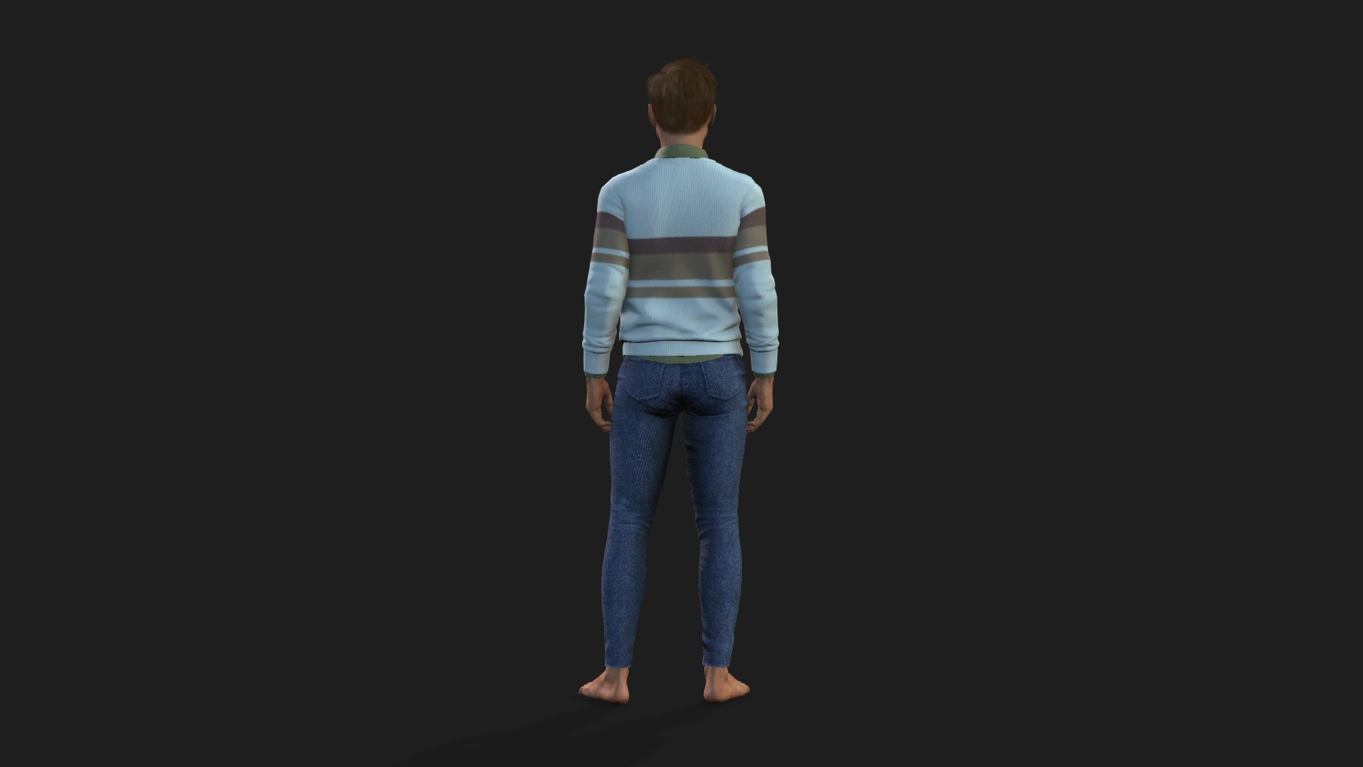 3D Stylish Handsome Man Model - TurboSquid 2367067