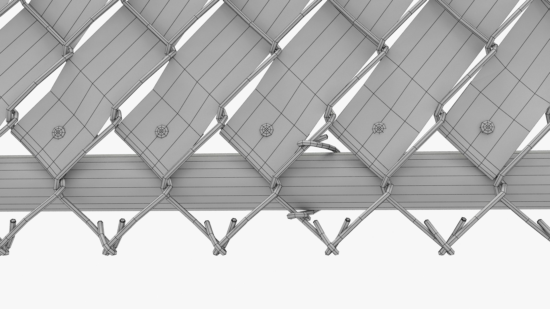 Chain Link Fence 3D Model - TurboSquid 1514865