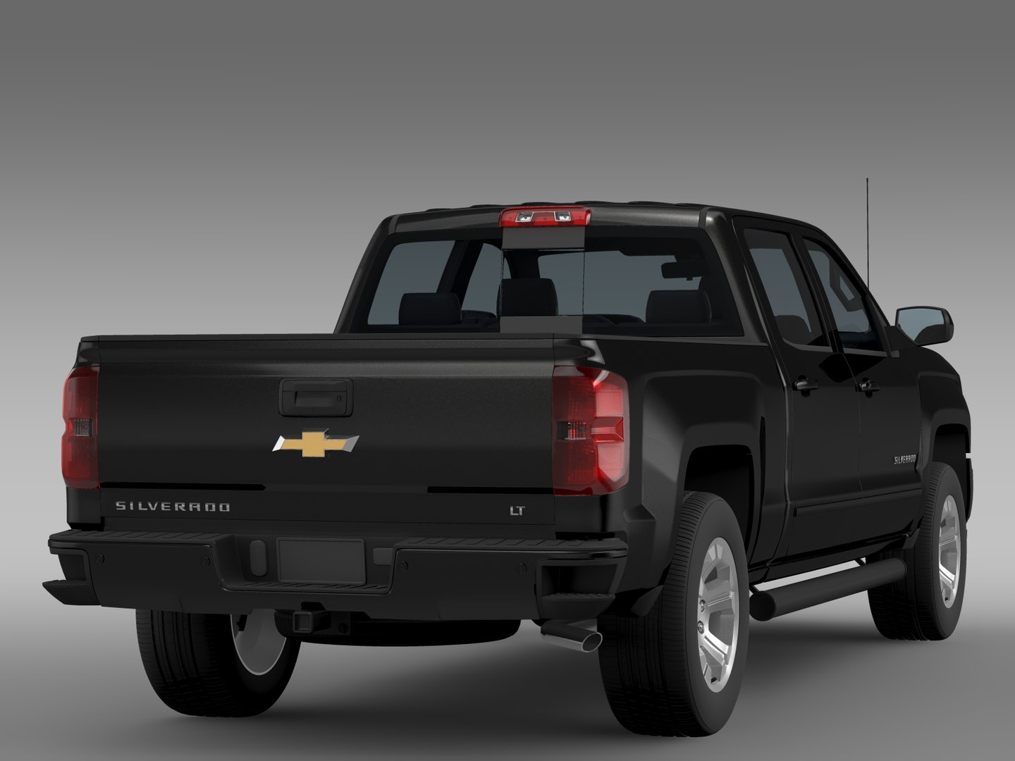 3d Model Of Chevrolet Silverado Lt Z71