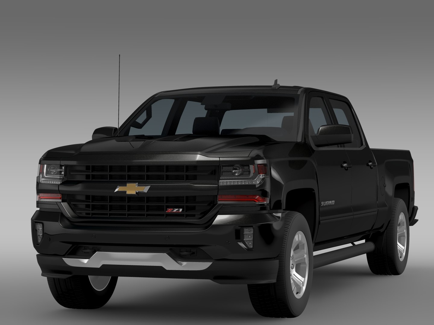 3d Model Of Chevrolet Silverado Lt Z71