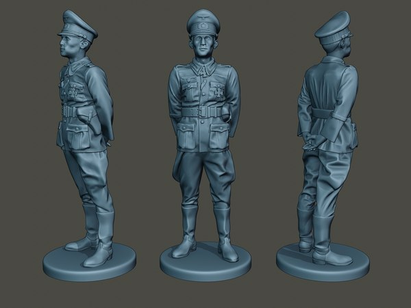 3D model german officer ww2 g5 - TurboSquid 1530788