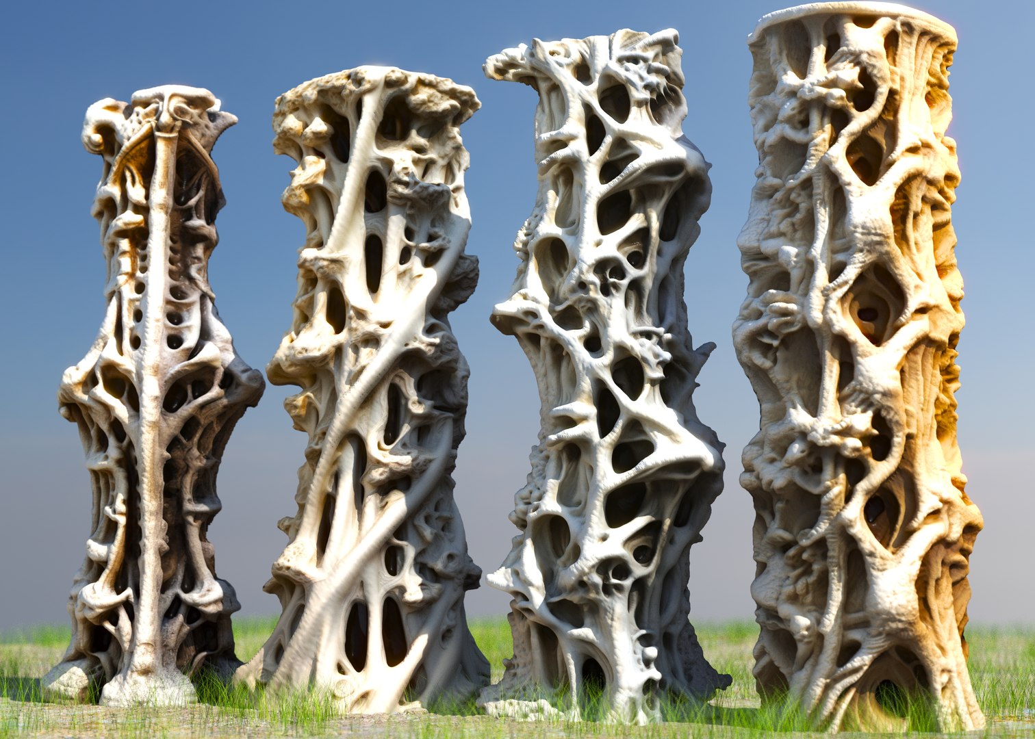 3D Model Classical Pillar Pack - TurboSquid 2184311