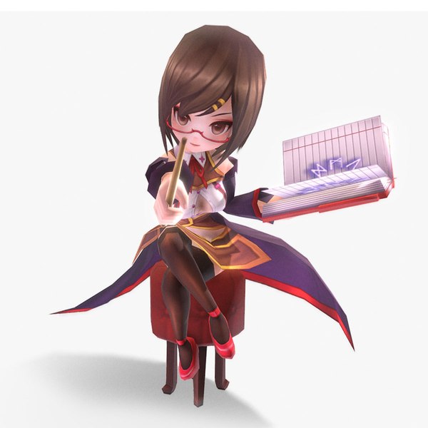 3D Casual RPG Character - 27 Sopia model - TurboSquid 2007840