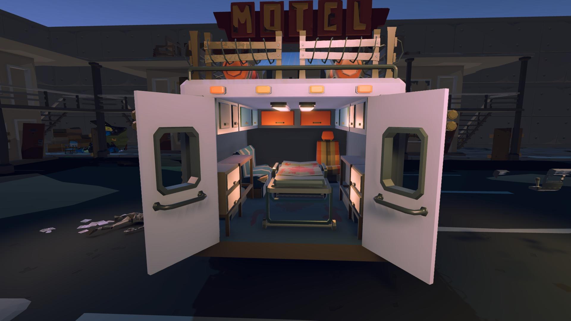 Low Poly Post Apocalypse Ambulance Model - TurboSquid 2184710