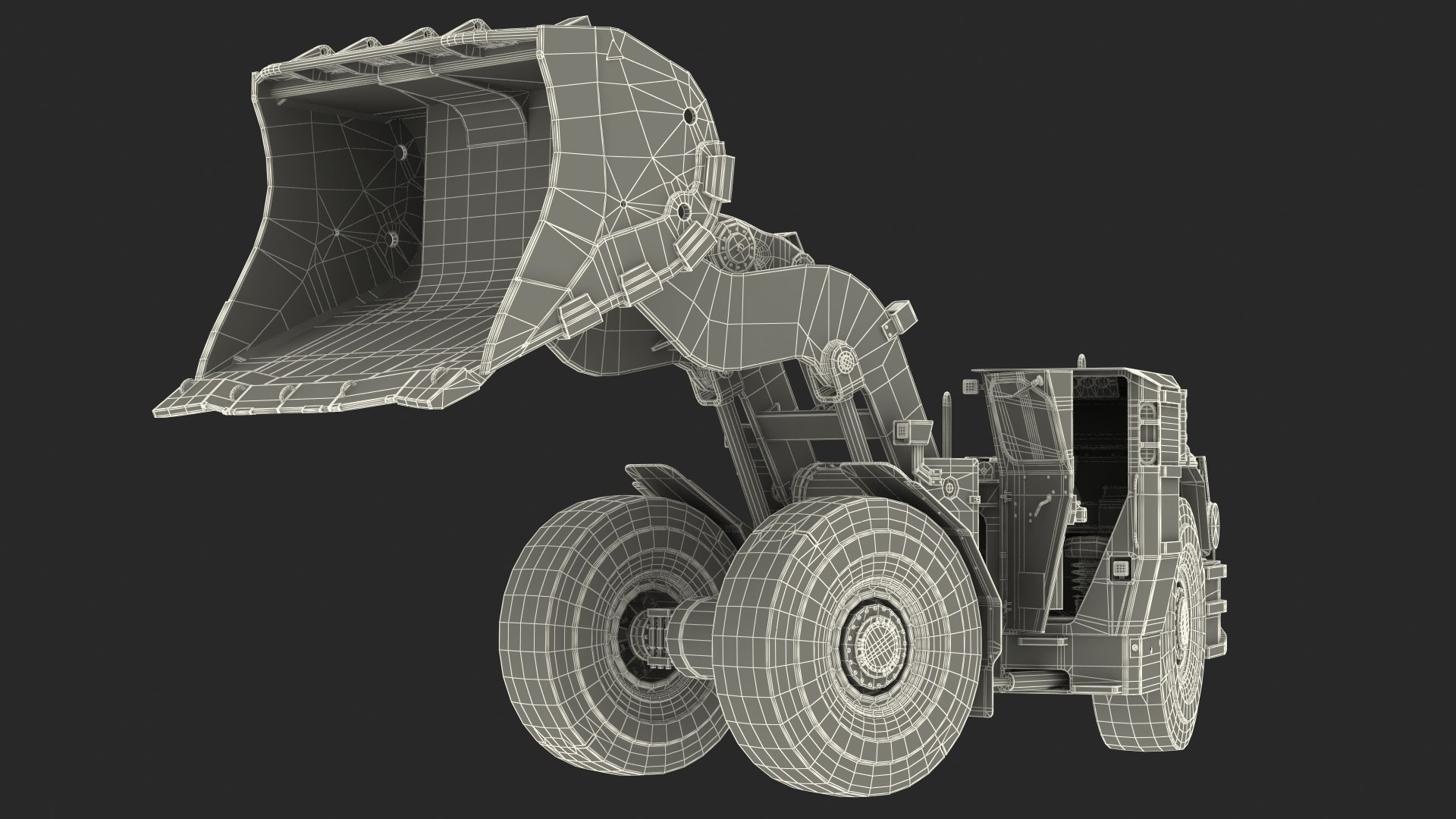 Mining Loader Dirty Rigged for Maya model - TurboSquid 2063556