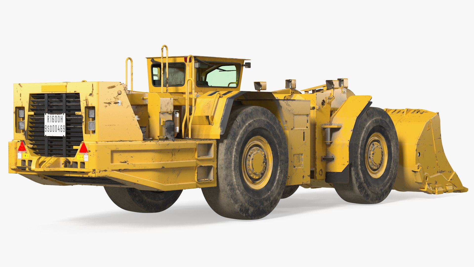 Mining Loader Dirty Rigged for Maya model - TurboSquid 2063556