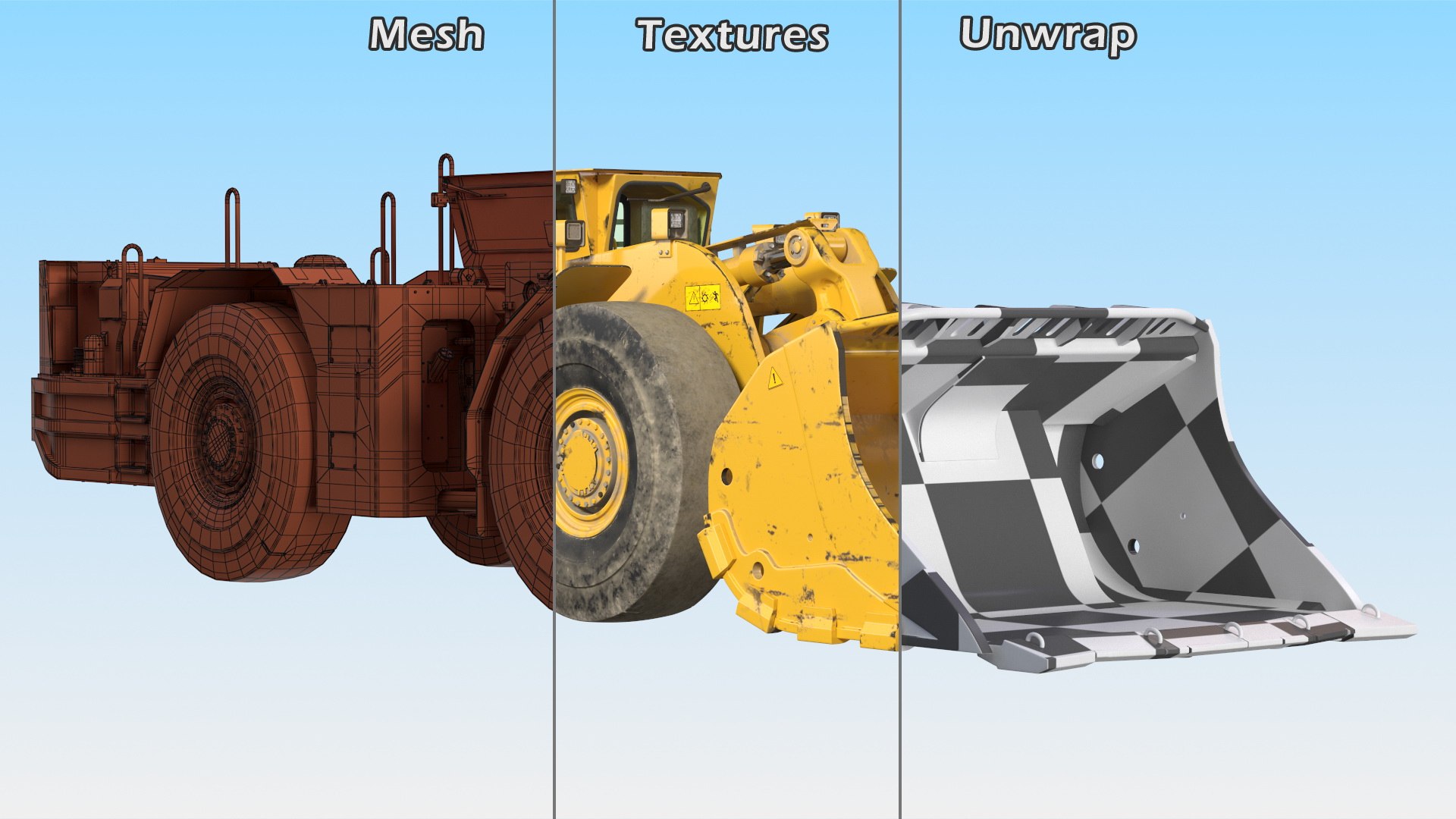 Mining Loader Dirty Rigged for Maya model - TurboSquid 2063556