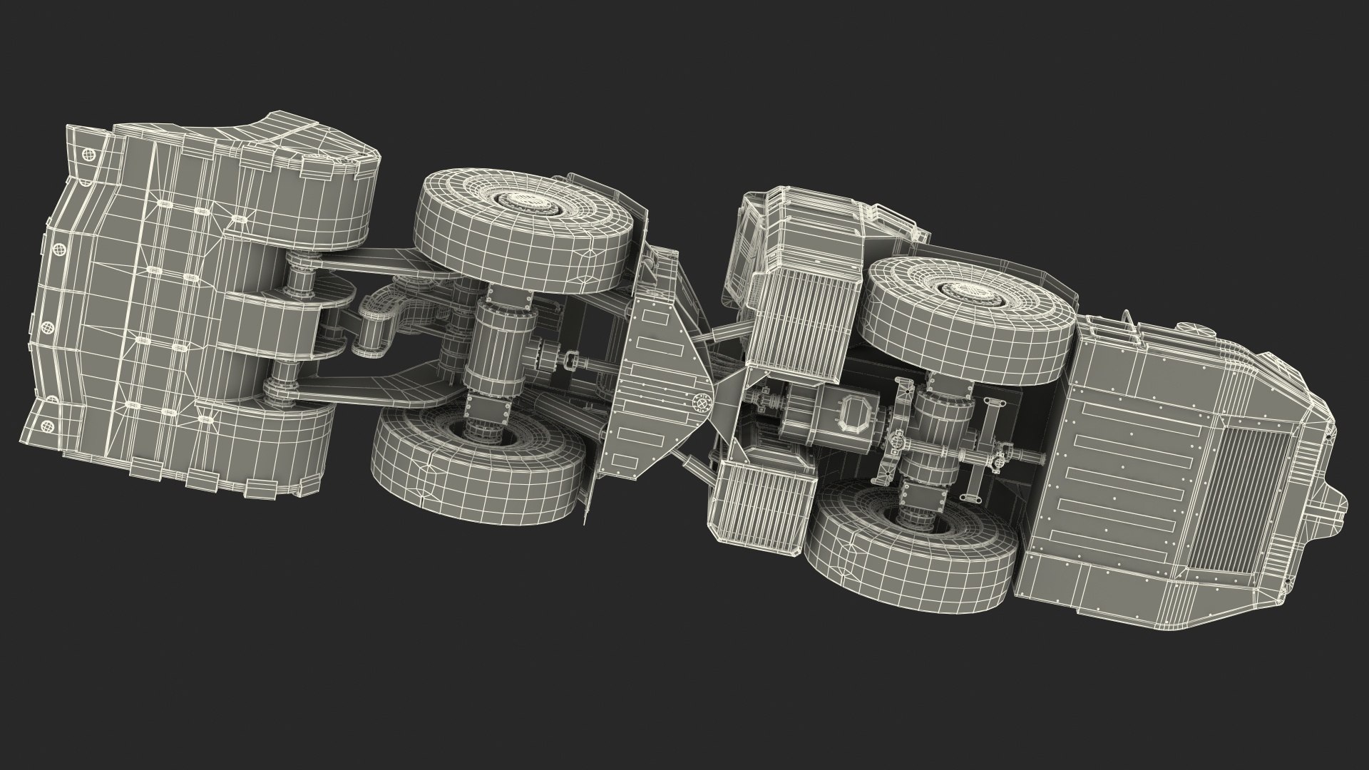 Mining Loader Dirty Rigged for Maya model - TurboSquid 2063556