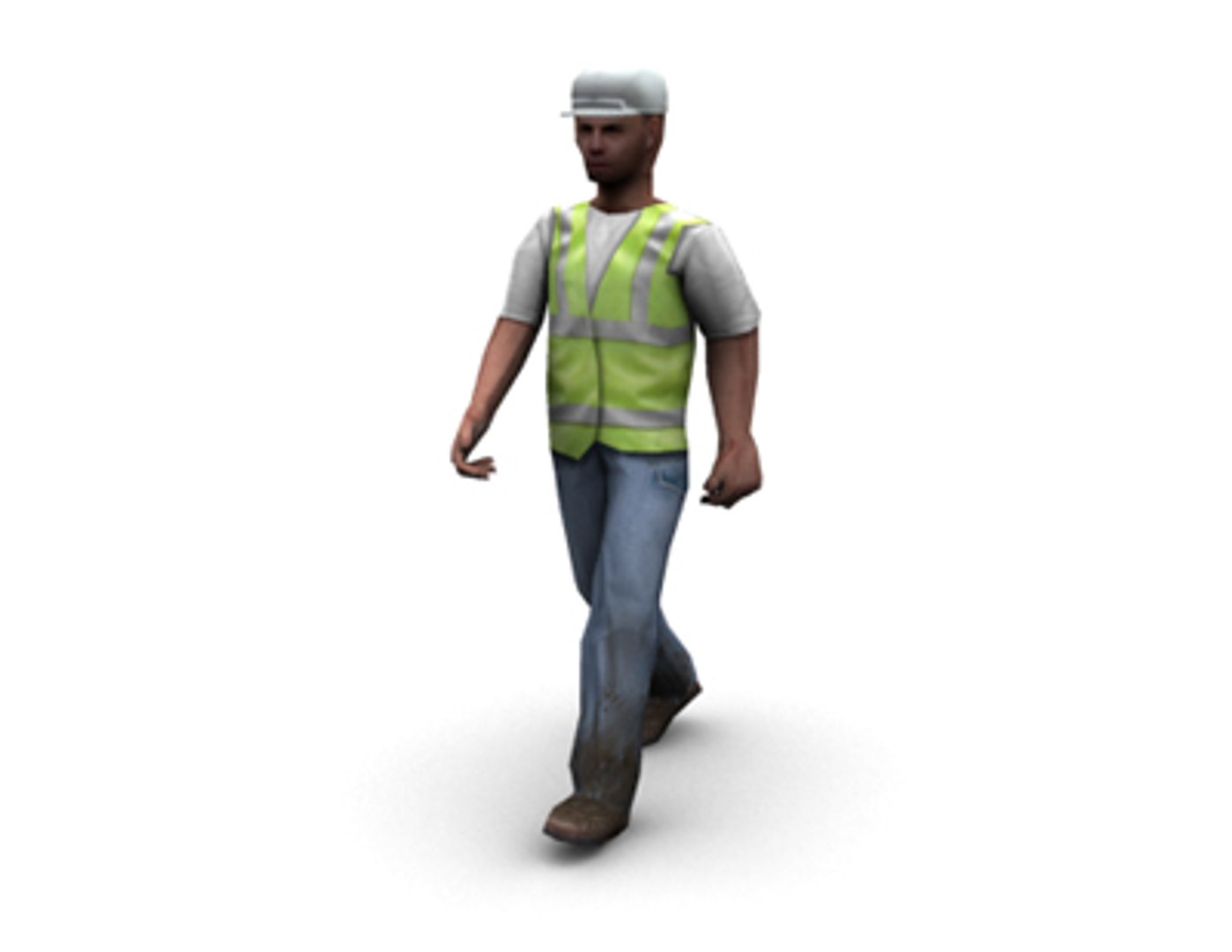 3d Model Workman Man