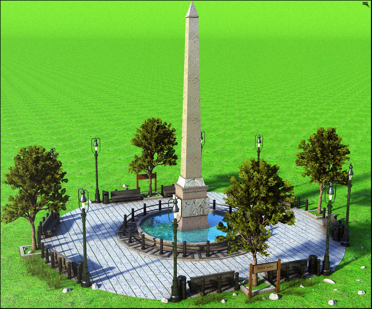 Square Europe European 3D | 1144744 | TurboSquid