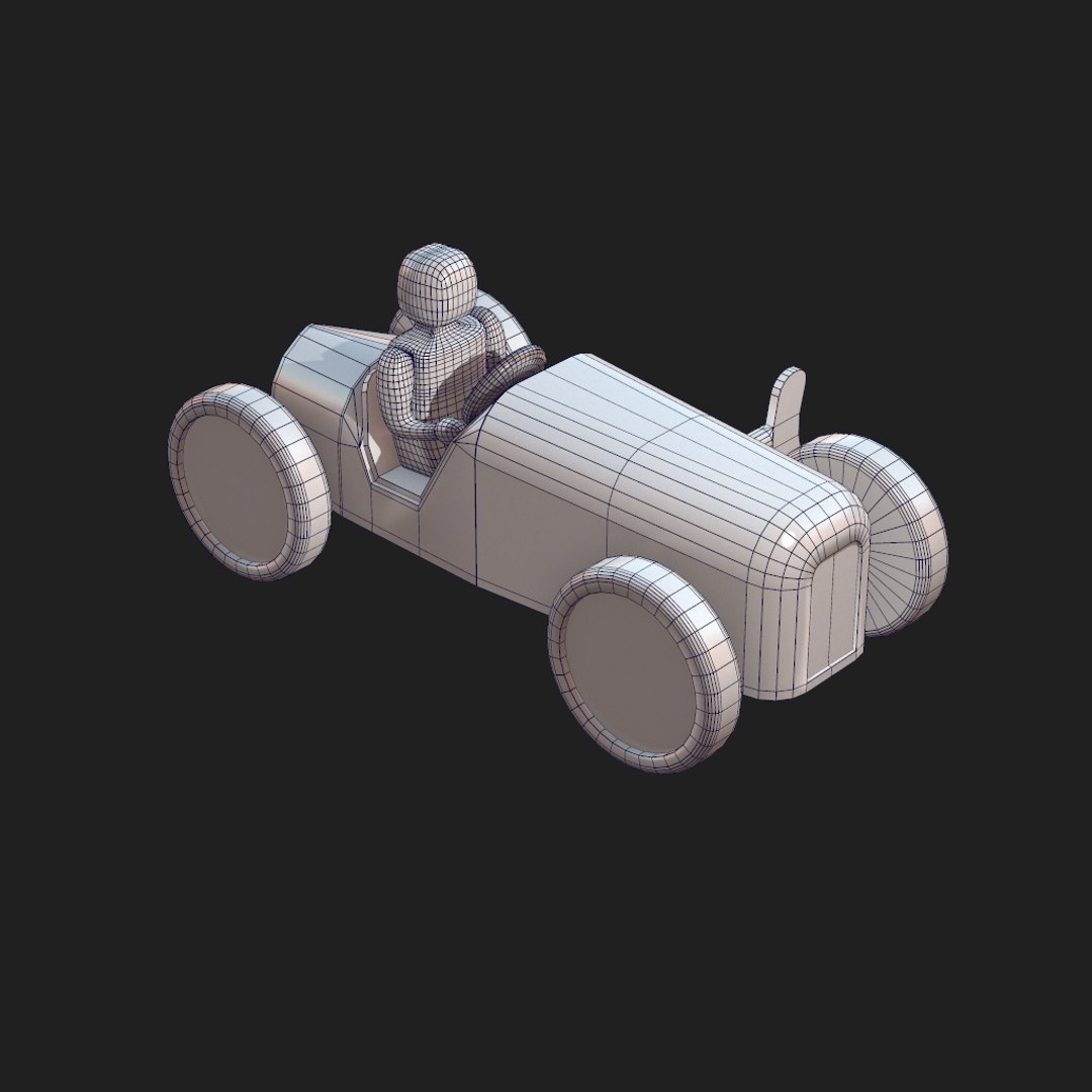 Metal Toy Car 3d Model