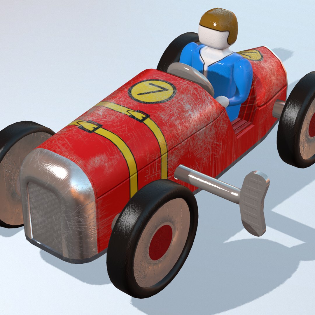 Metal Toy Car 3d Model
