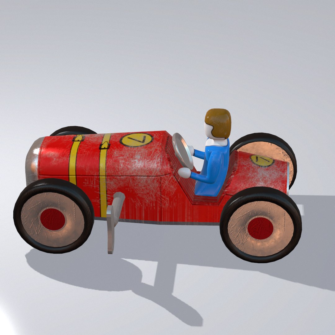 Metal Toy Car 3d Model