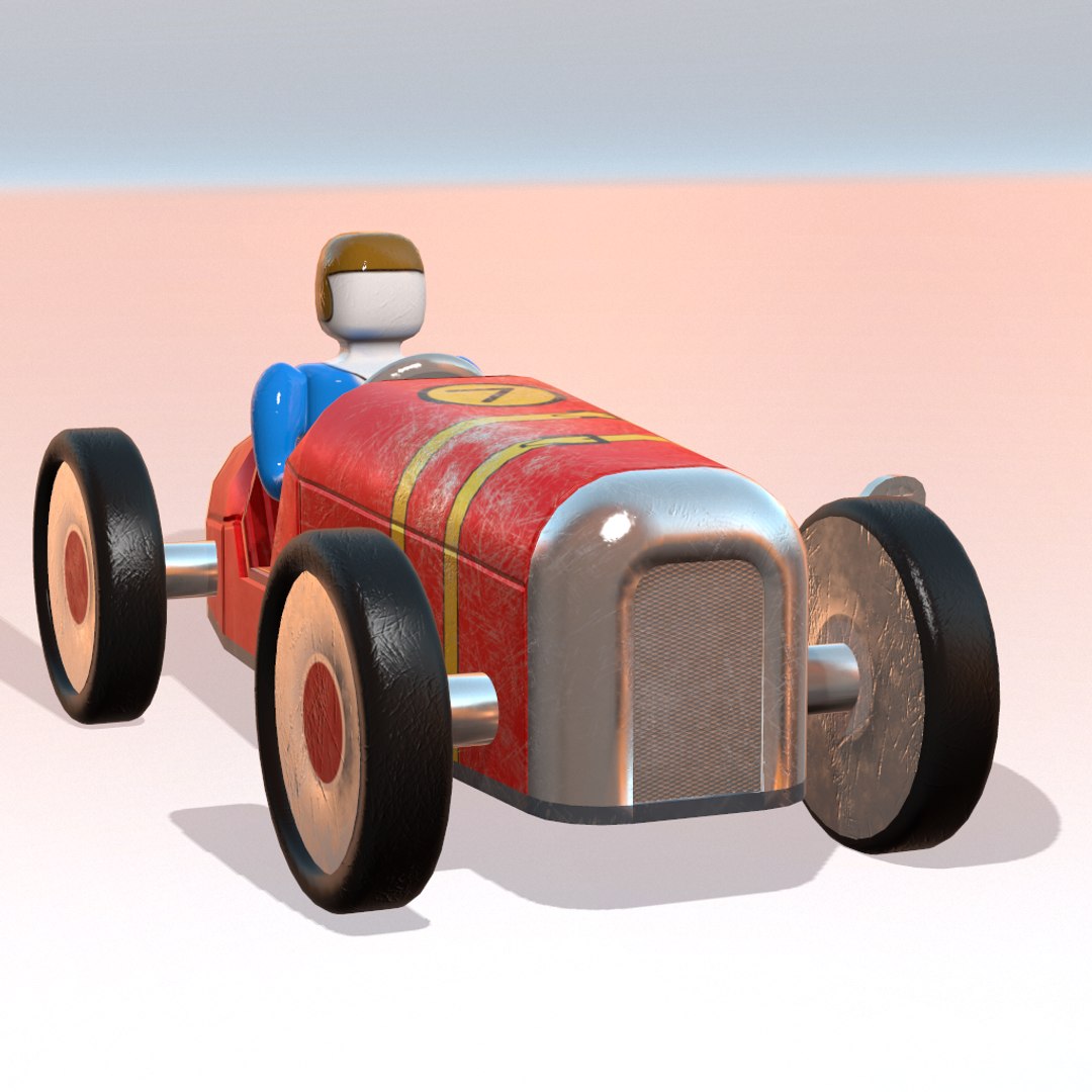 Metal Toy Car 3d Model