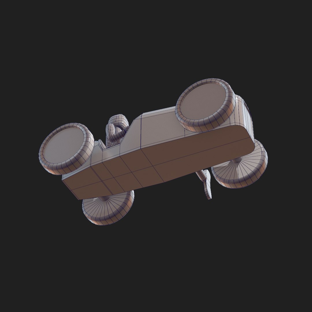Metal Toy Car 3d Model