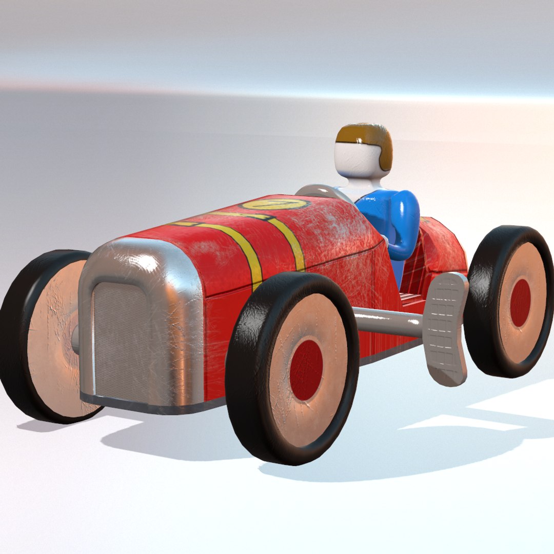 Metal Toy Car 3d Model
