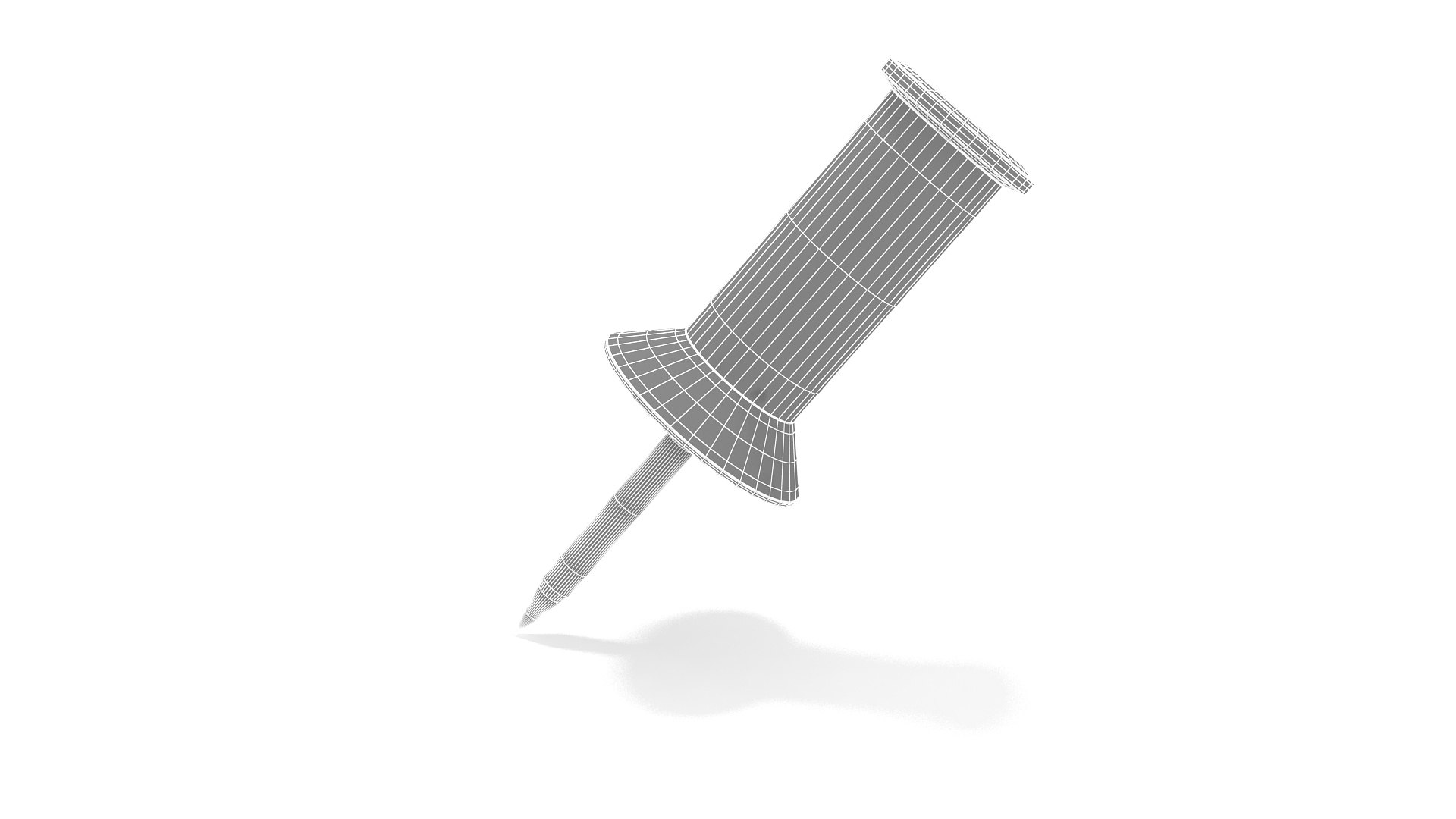 Blue push pin model - TurboSquid 2112047