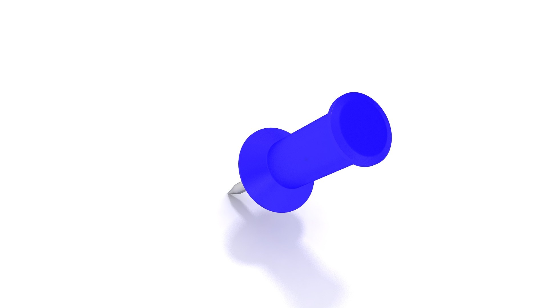 Blue push pin model - TurboSquid 2112047