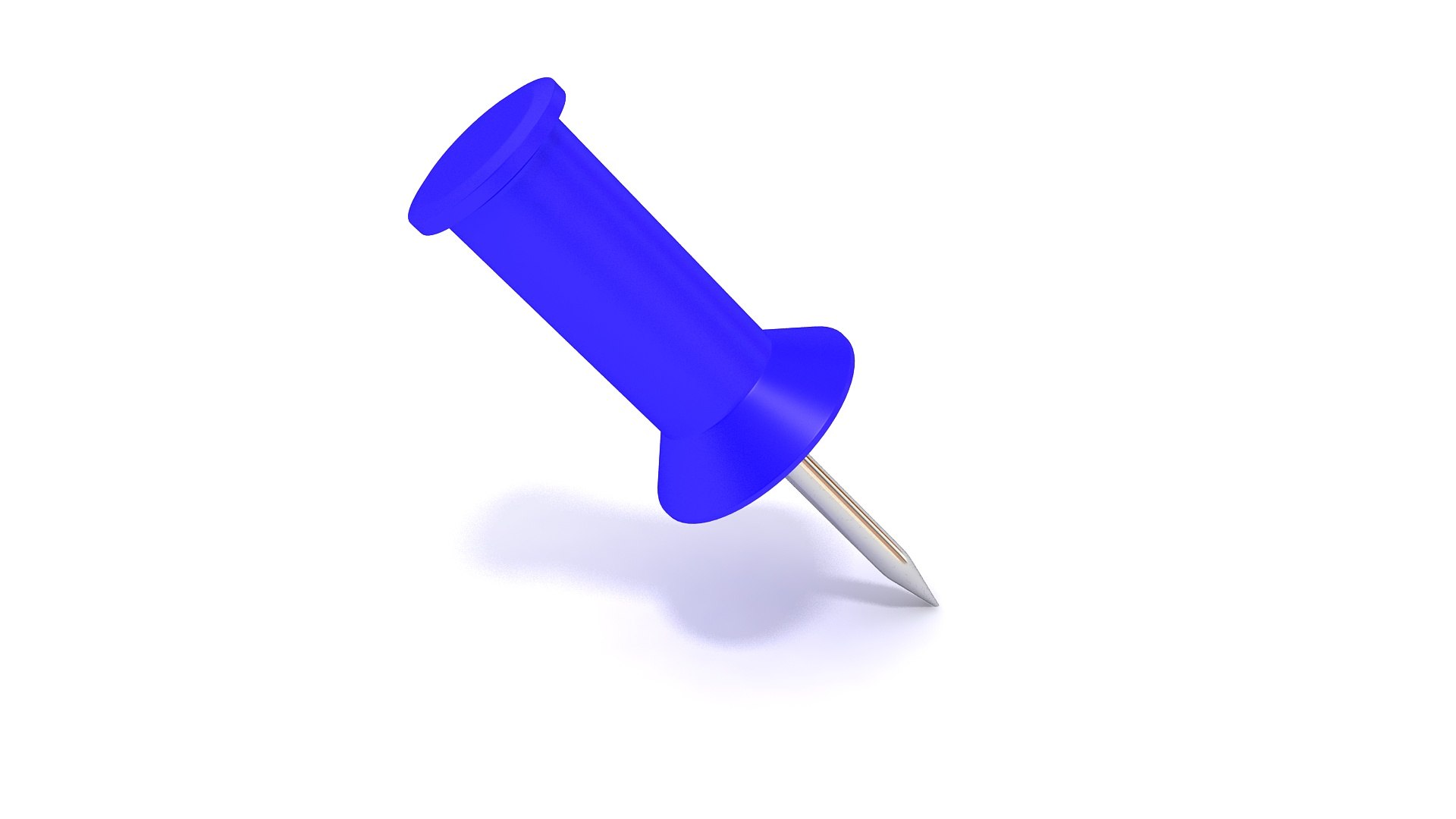 Blue push pin model - TurboSquid 2112047