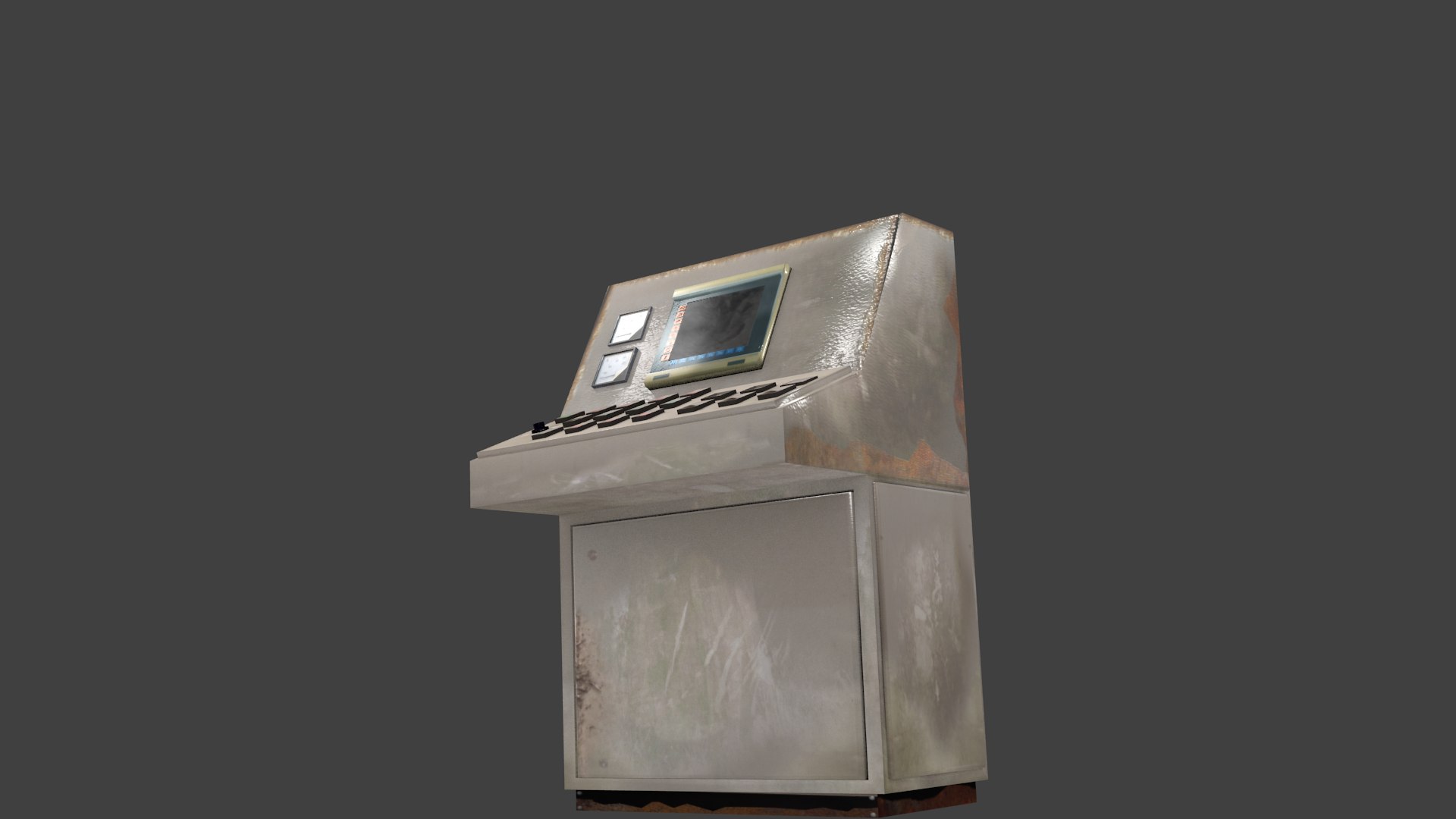 3D old industrial computer model01 model - TurboSquid 2018587