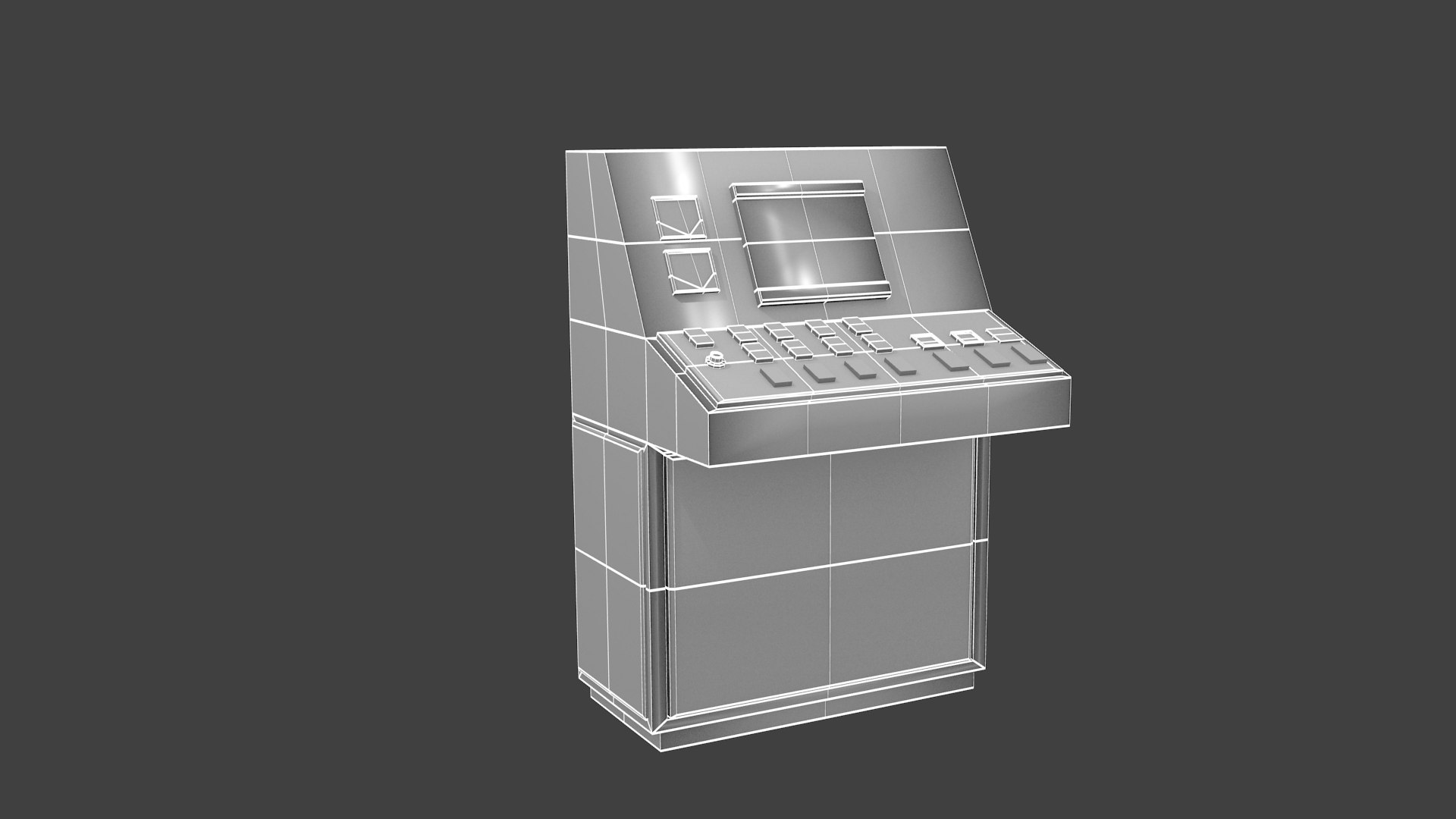 3D old industrial computer model01 model - TurboSquid 2018587