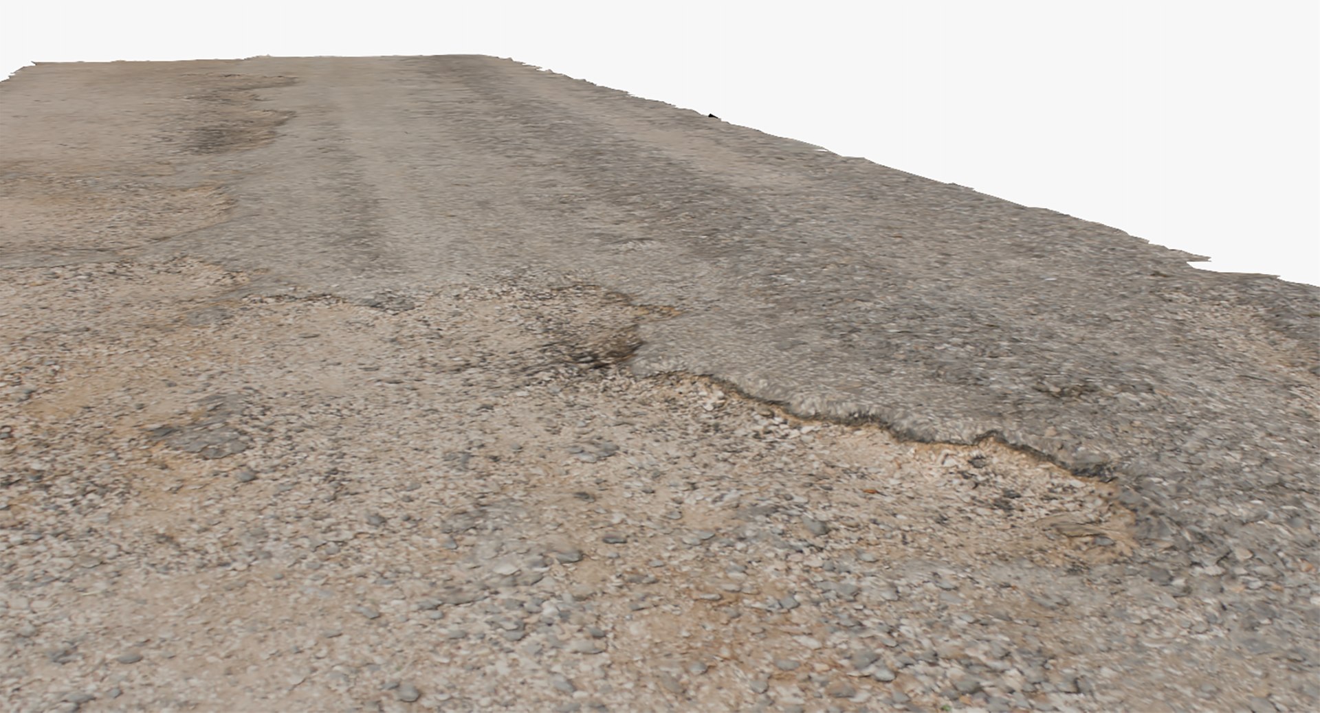 Road Damage Model - TurboSquid 1642628