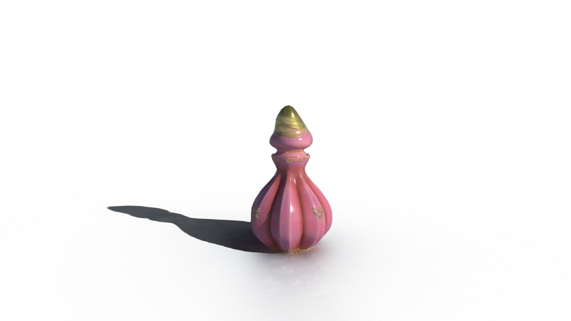 3D Stylized Perfume Bottle PBR Low-poly Game Ready 3D Model ...