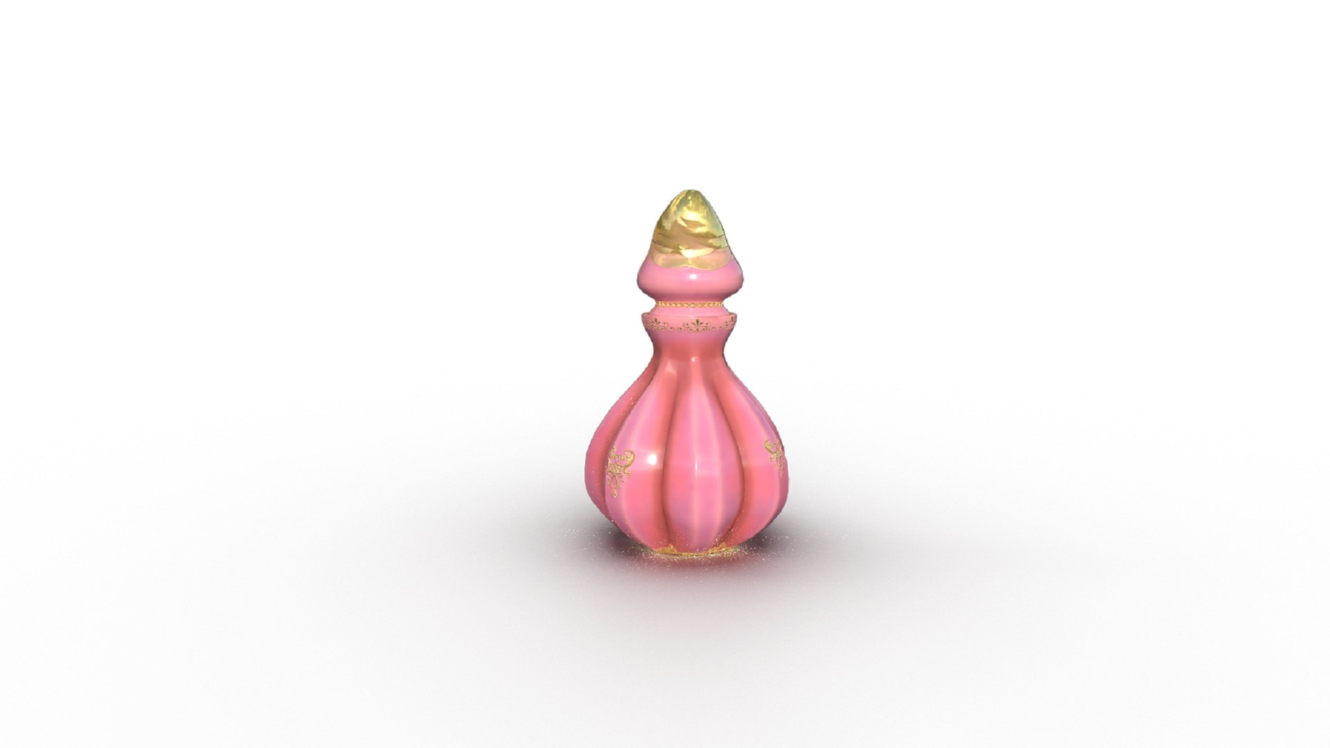 3D Stylized Perfume Bottle PBR Low-poly Game Ready 3D Model ...