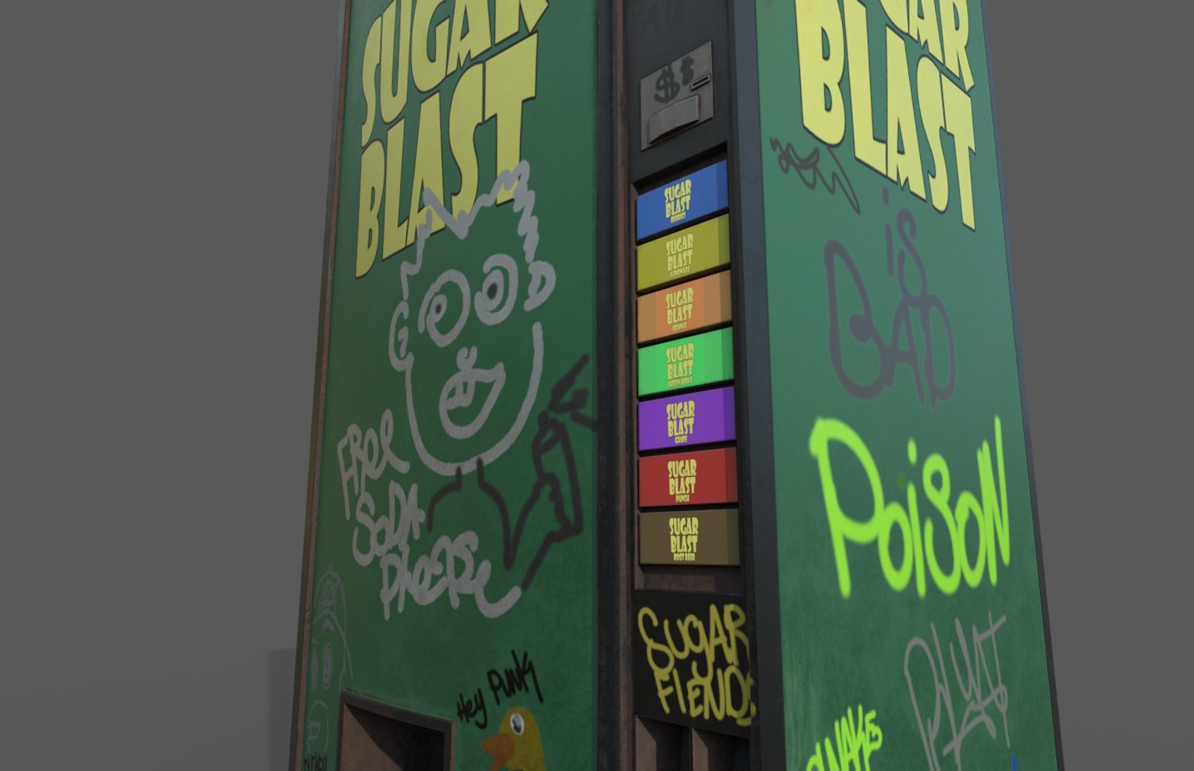 Vending Machine Pbr 3D - TurboSquid 1584825