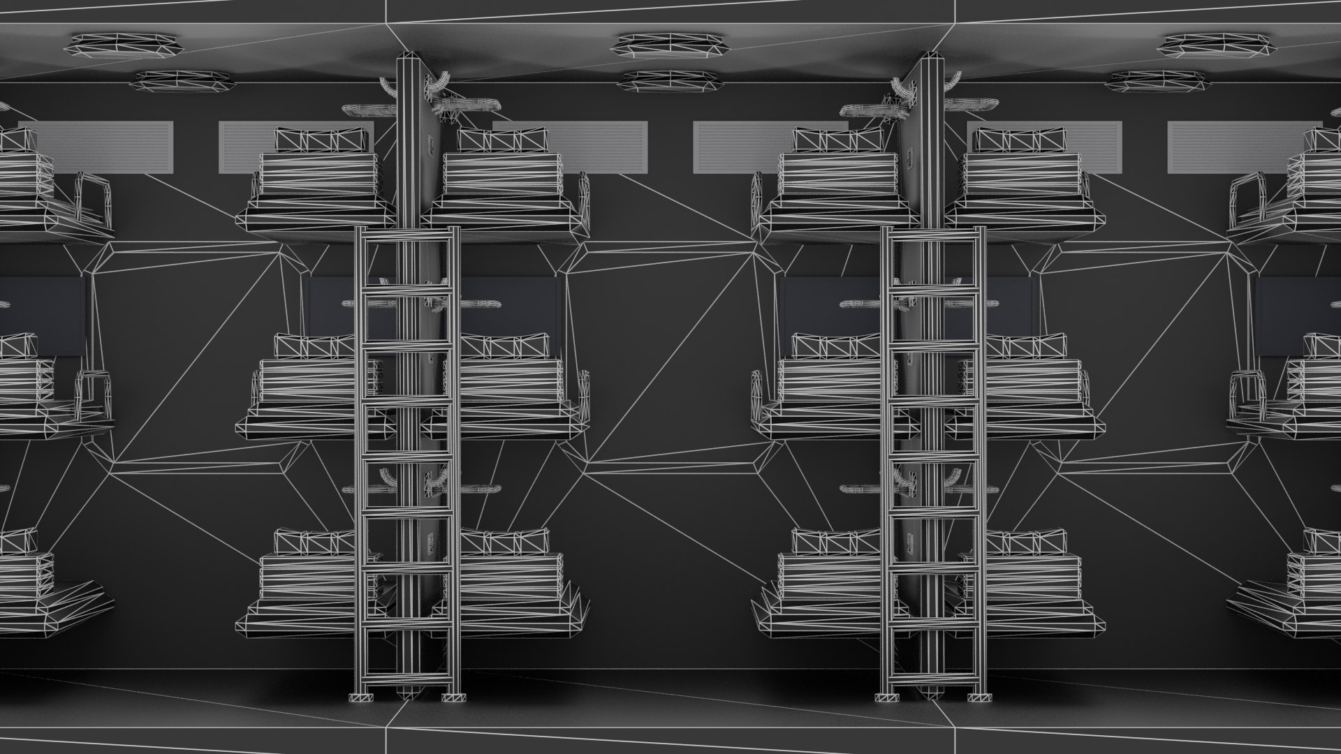 3D Cartoon Sleeper Train Interior Model - TurboSquid 2160273