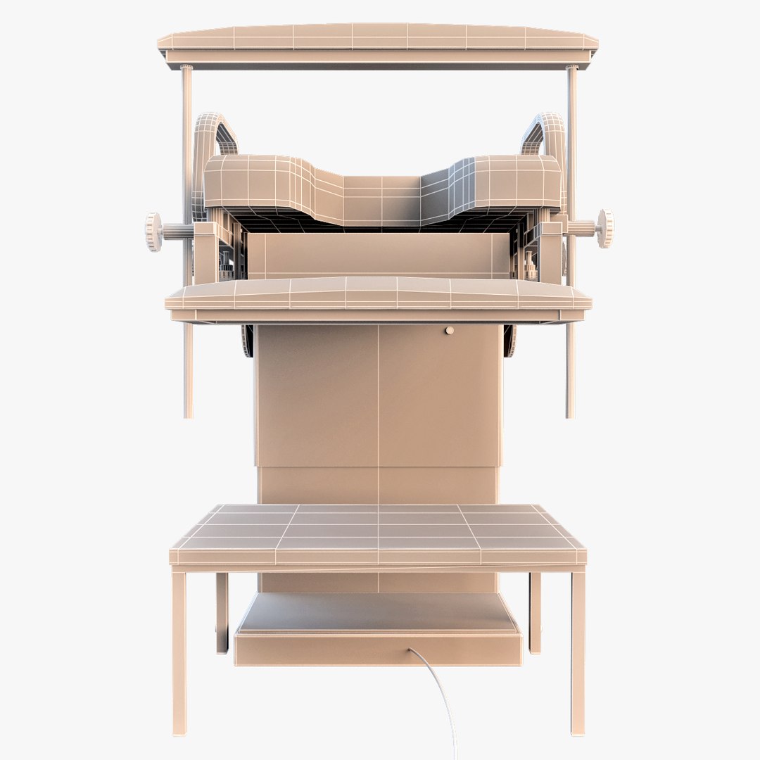 3d Proctologic Examination Chair Model