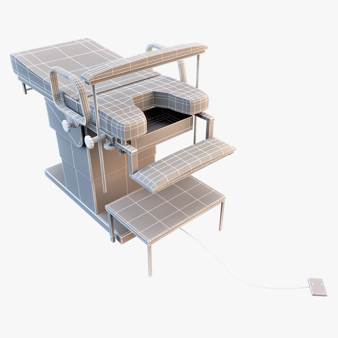3d Proctologic Examination Chair Model