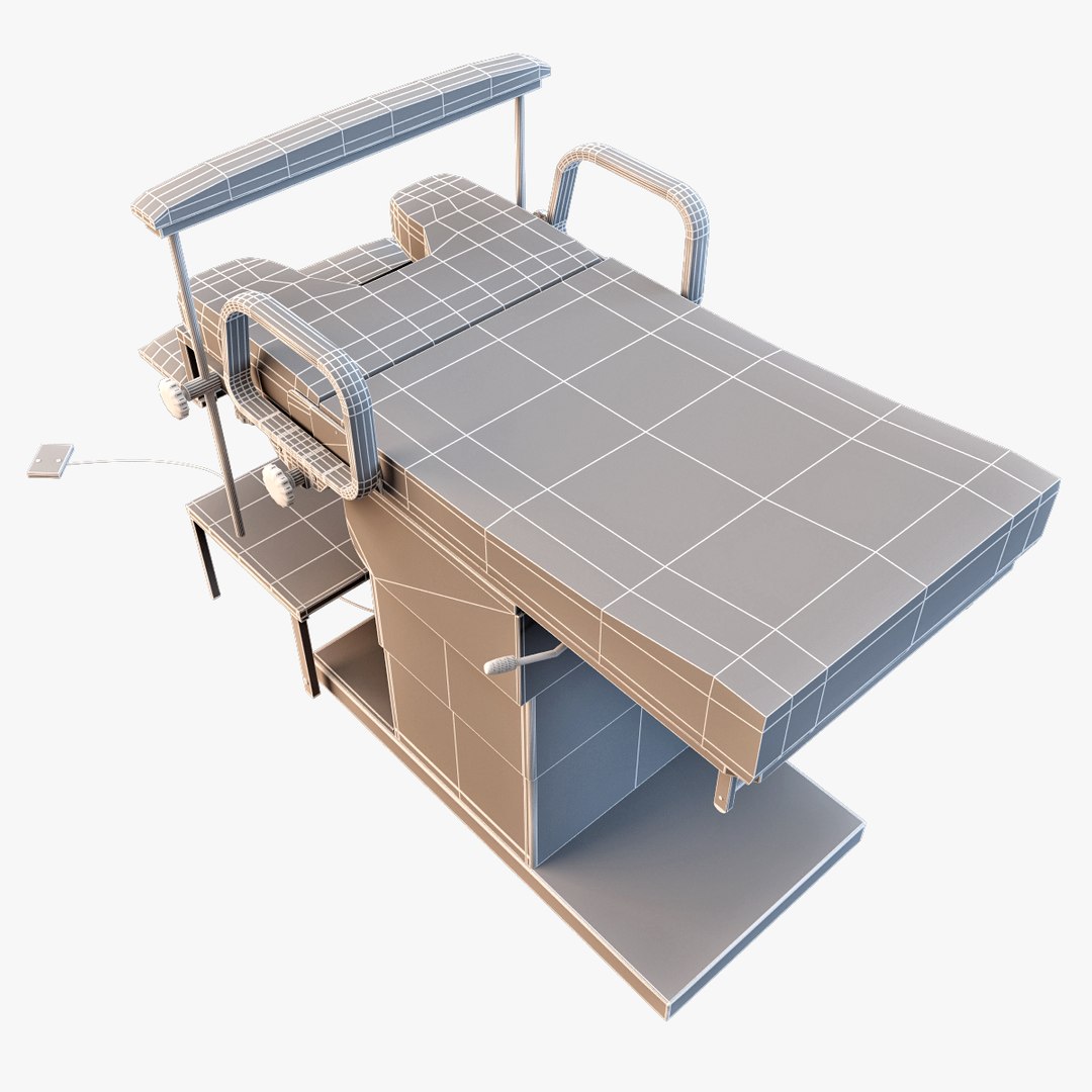 3d Proctologic Examination Chair Model