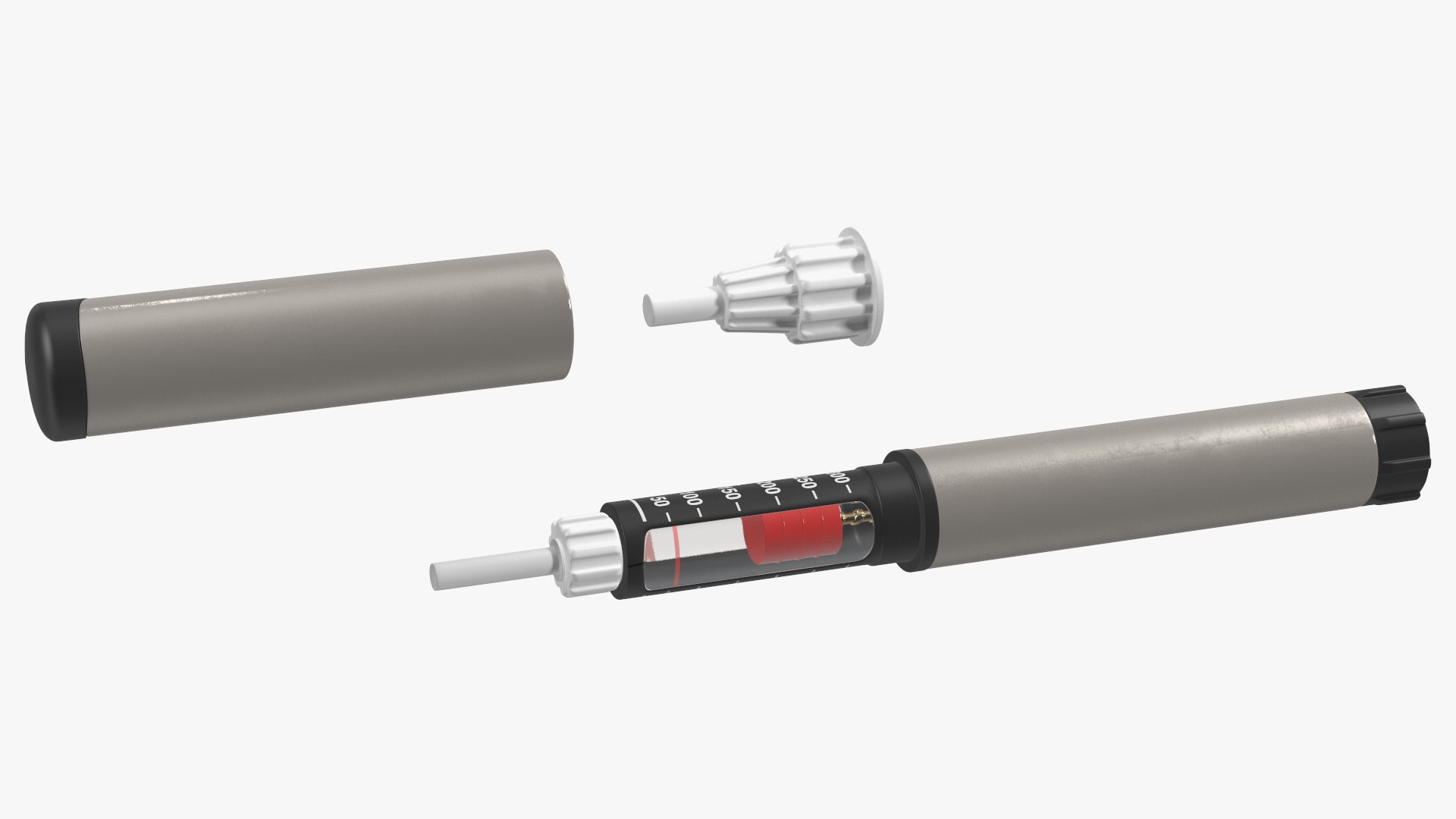 3D Smart Injector Pen 300ml Gray Model - TurboSquid 2089626