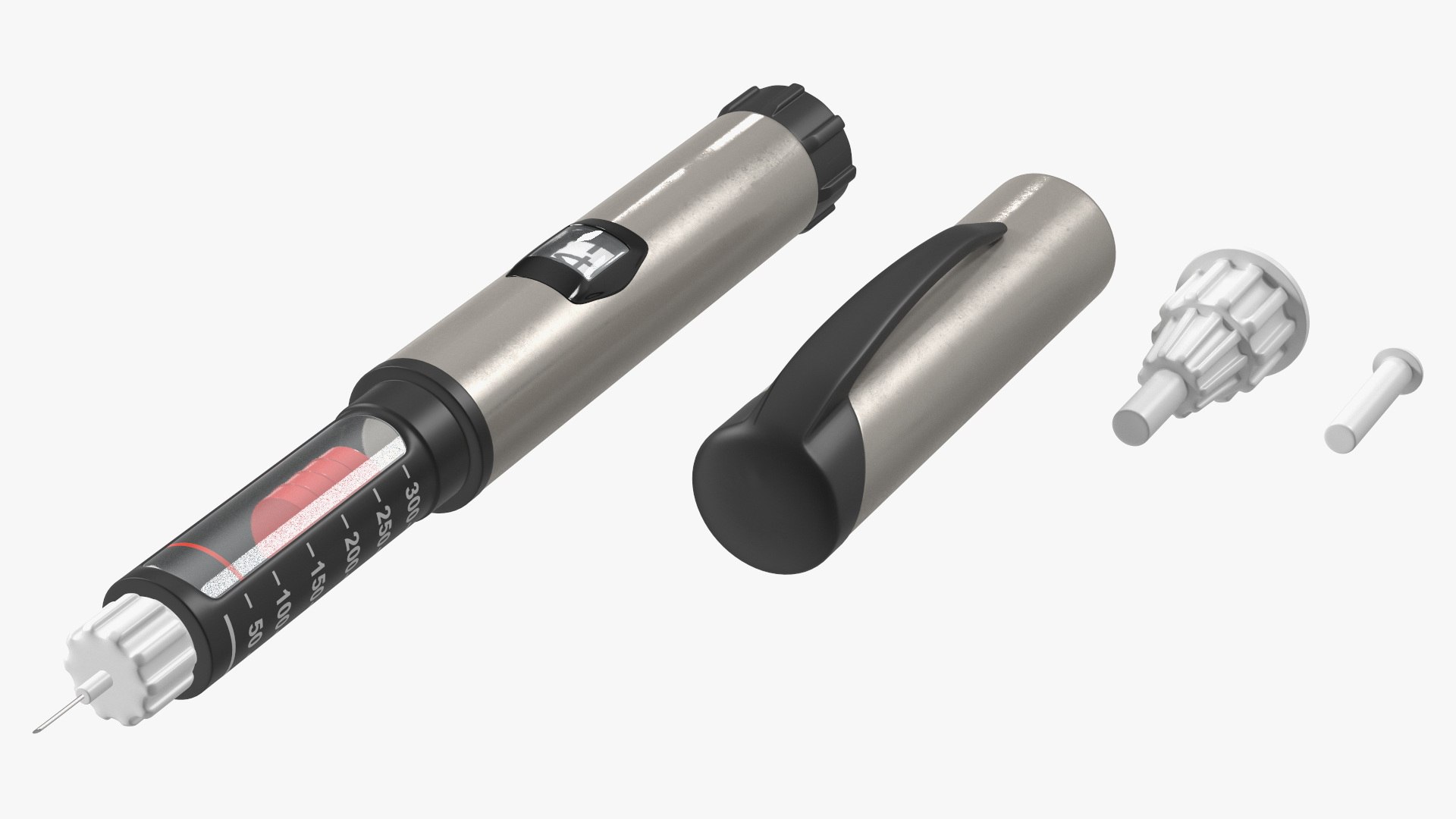 3D Smart Injector Pen 300ml Gray Model - TurboSquid 2089626