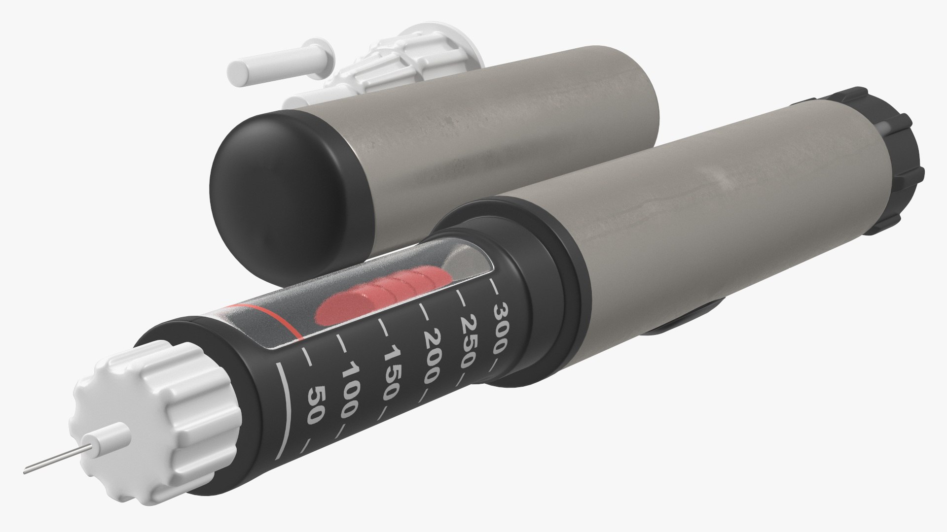 3D Smart Injector Pen 300ml Gray Model - TurboSquid 2089626