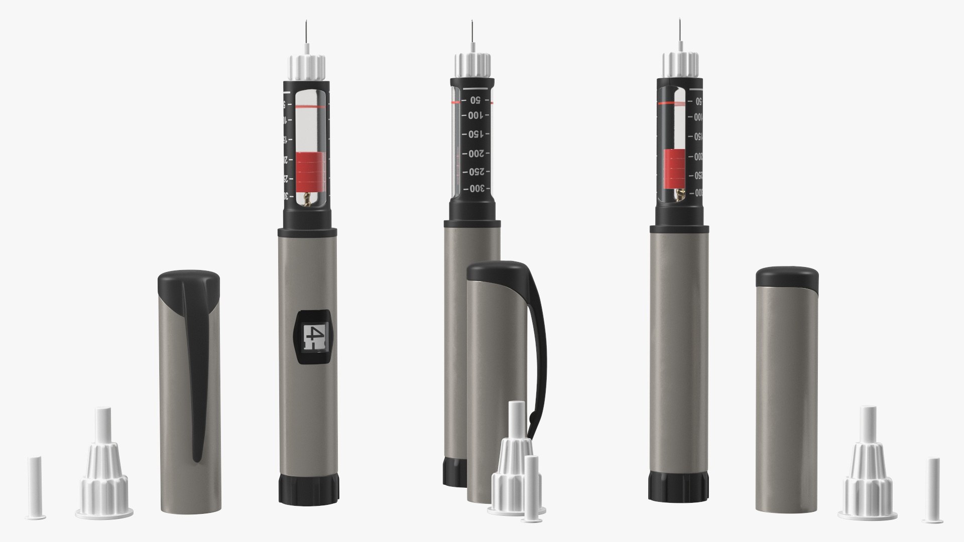 3D Smart Injector Pen 300ml Gray Model - TurboSquid 2089626