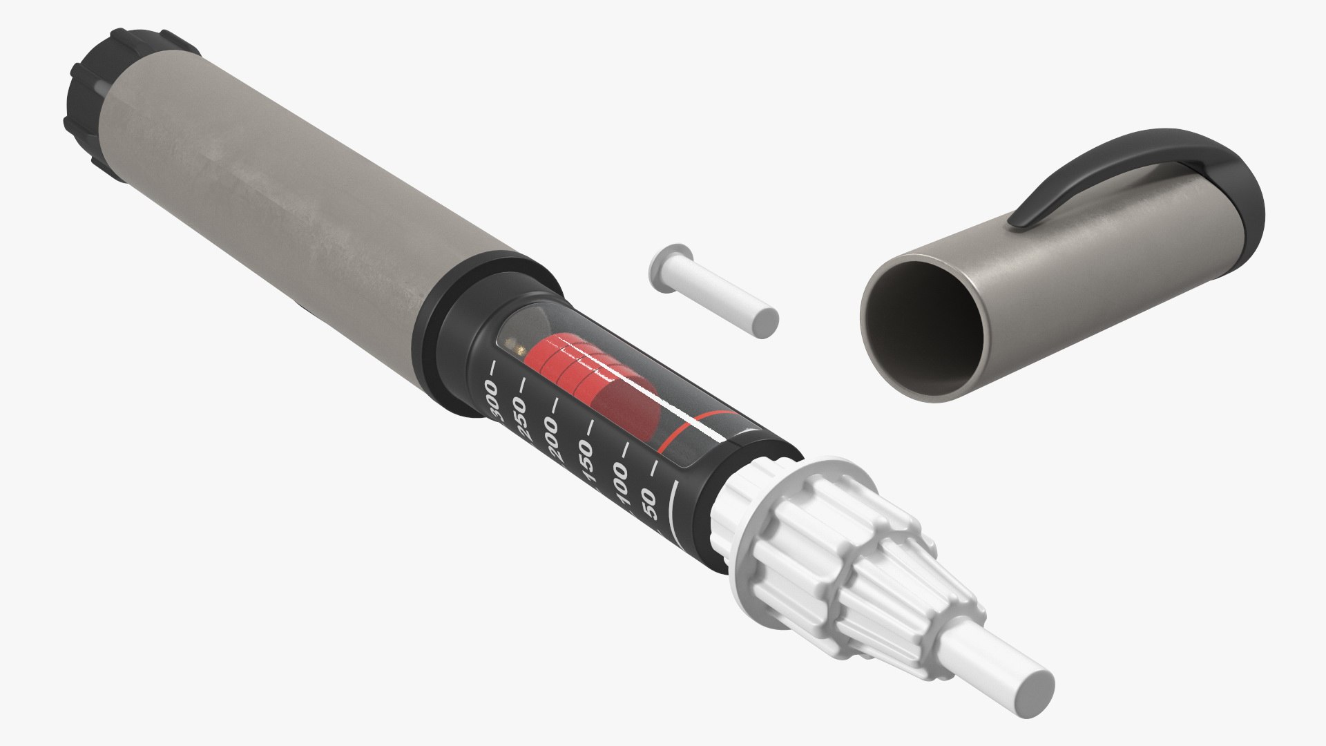 3D Smart Injector Pen 300ml Gray Model - TurboSquid 2089626