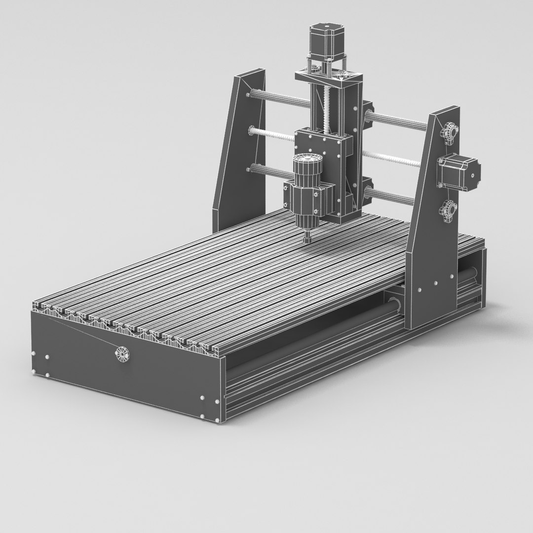 3d Model Of Cnc Router