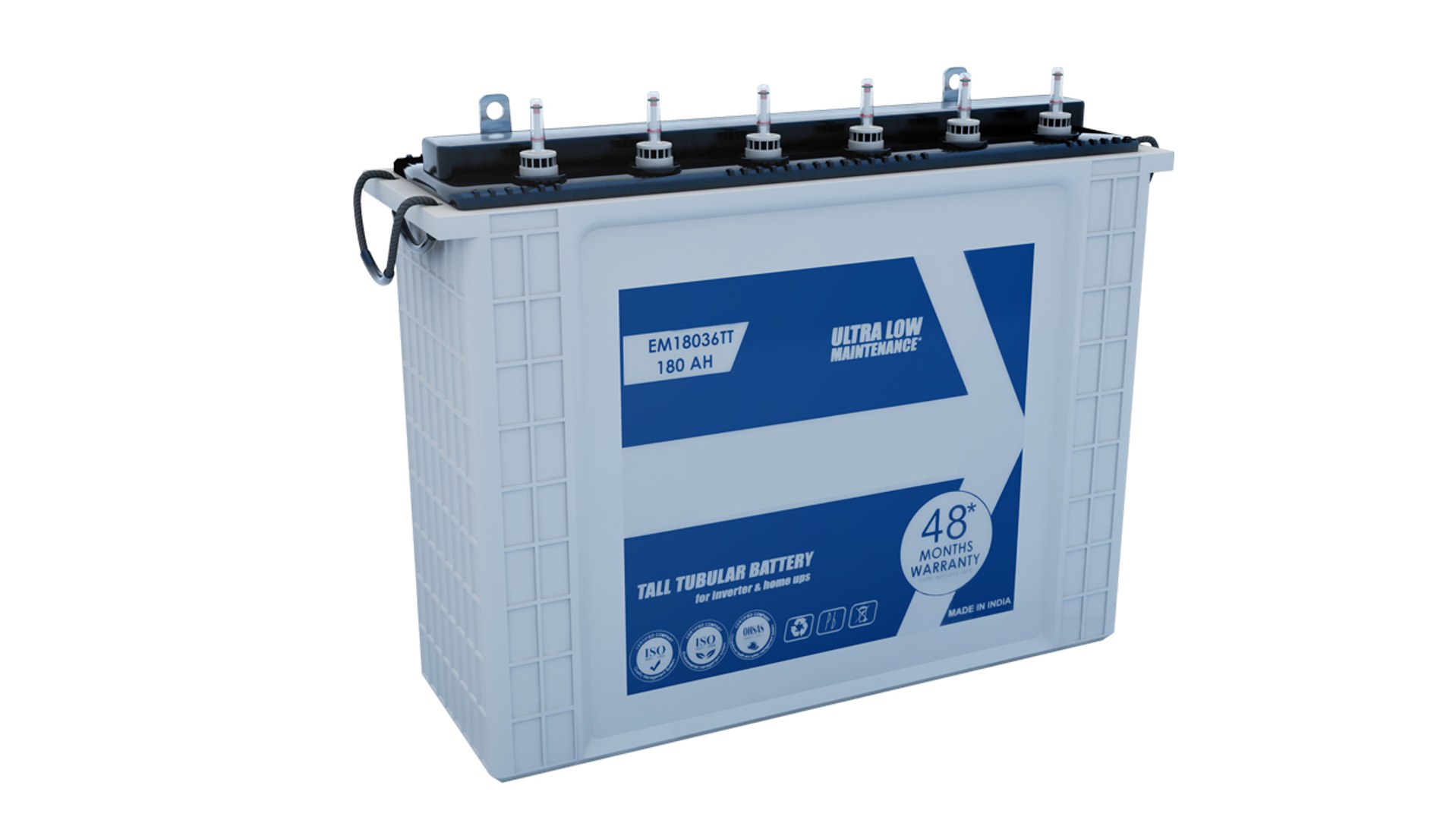 3d battery modelled 12 model