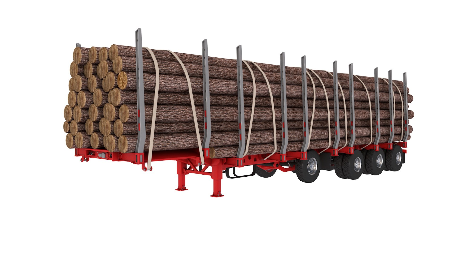 3D Logging Trailer Manac - TurboSquid 1930946