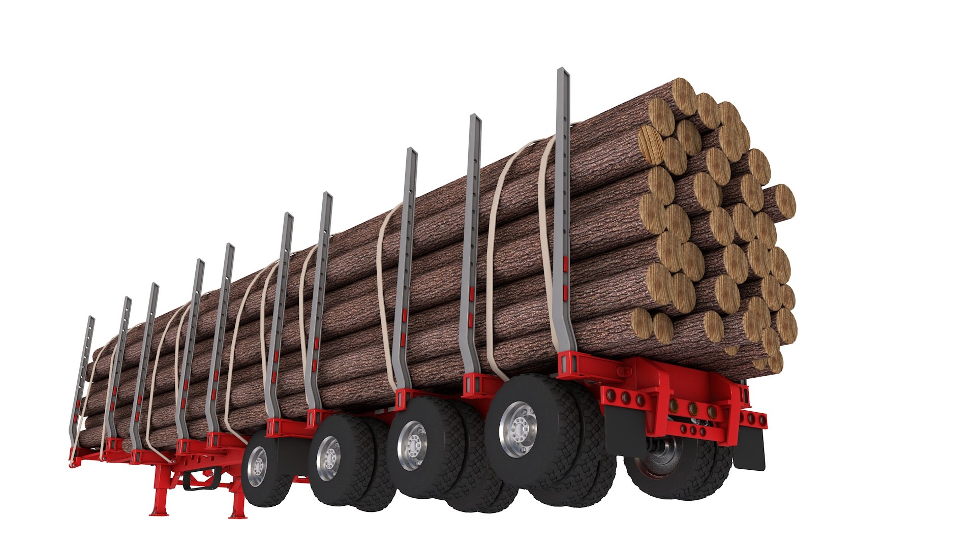 3D Logging Trailer Manac - TurboSquid 1930946