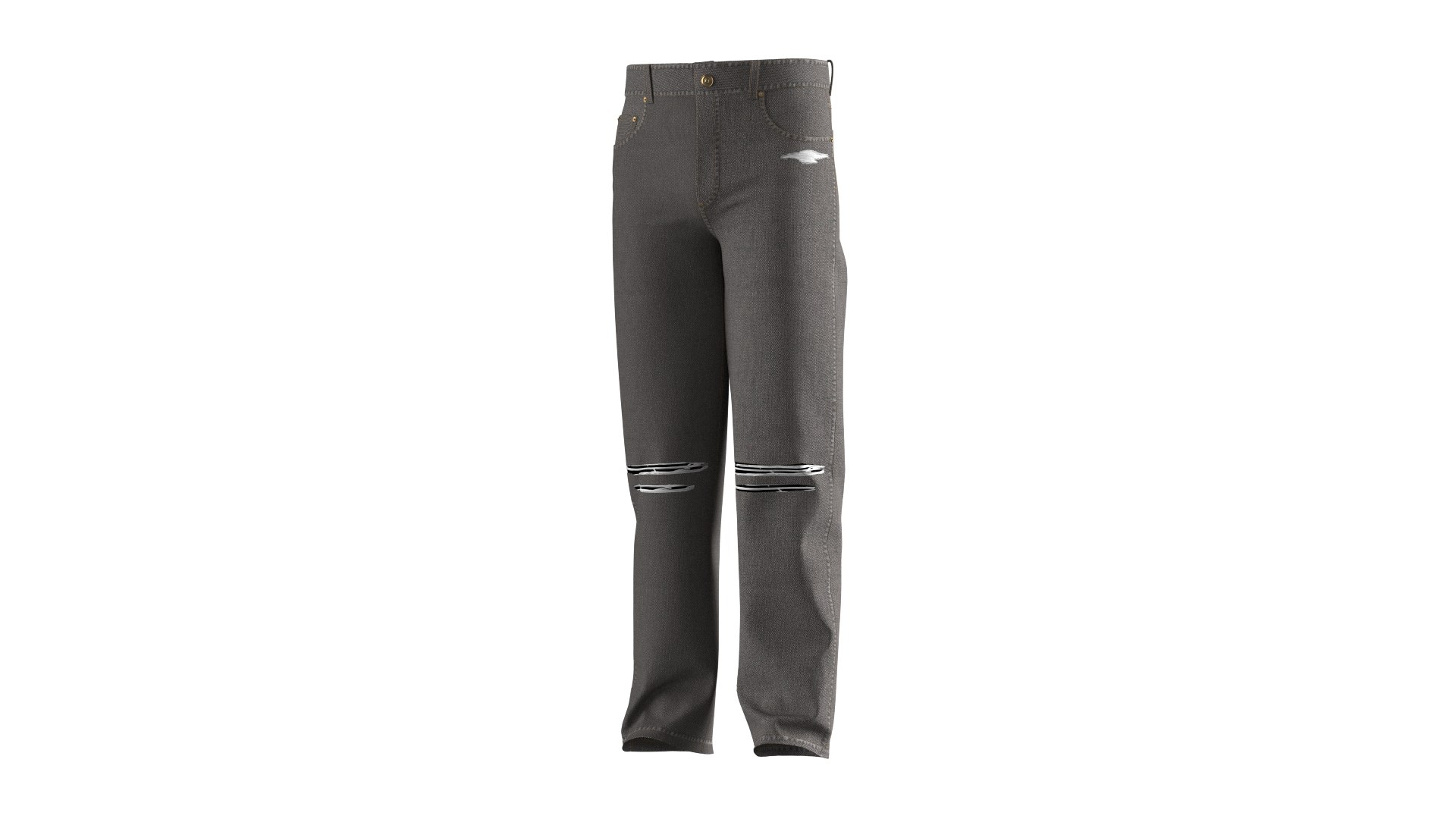 Male Denim Jeans Model - TurboSquid 2153264
