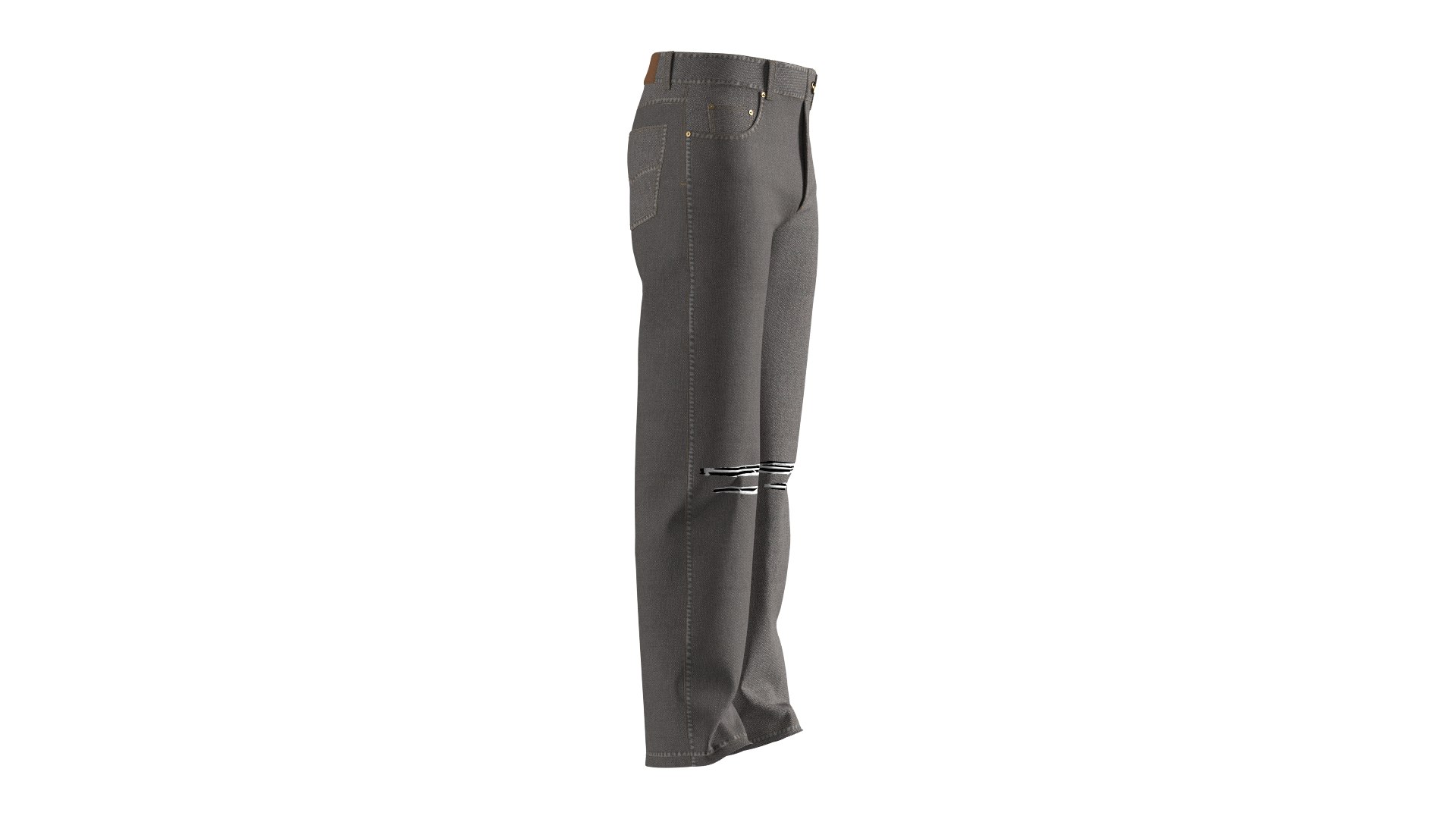 Male Denim Jeans Model - TurboSquid 2153264