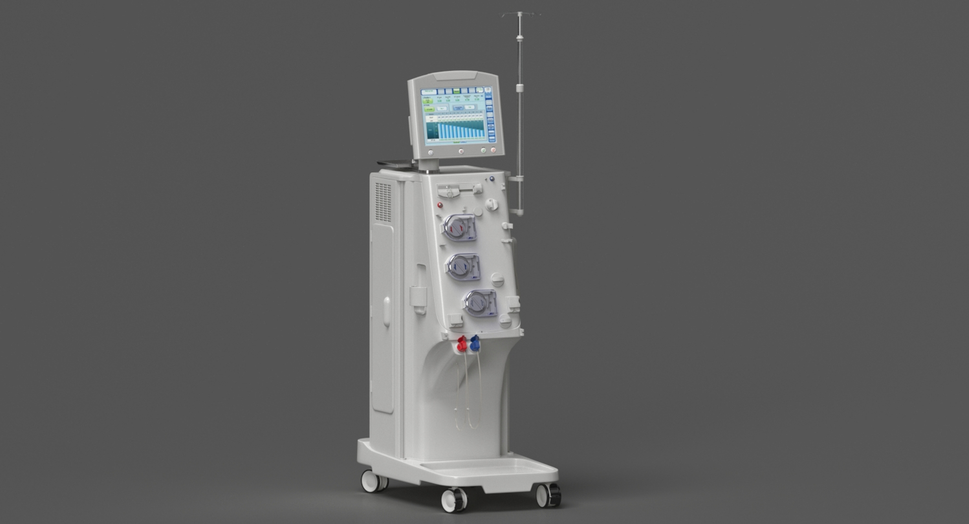 3D Dialysis Machine Modelled - TurboSquid 1405002